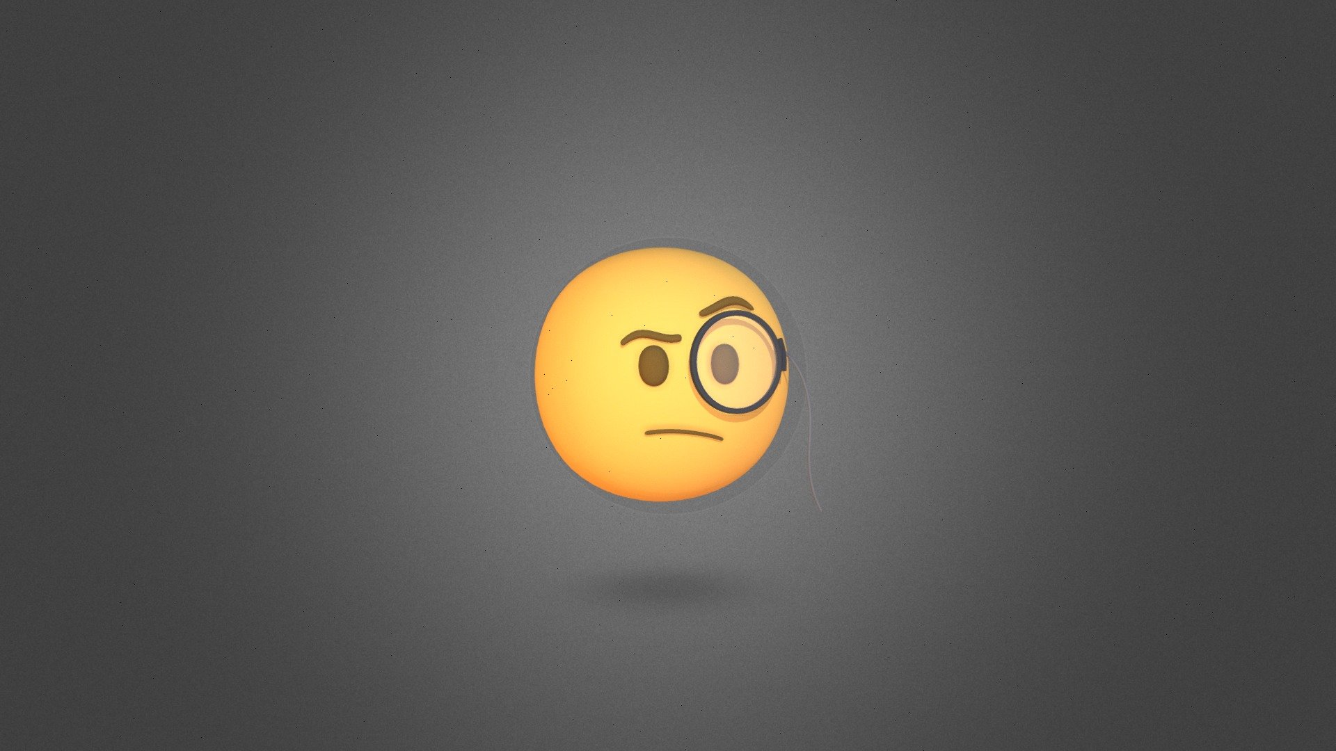 Face with Monocle Emoji - Buy Royalty Free 3D model by burakonur99 ...