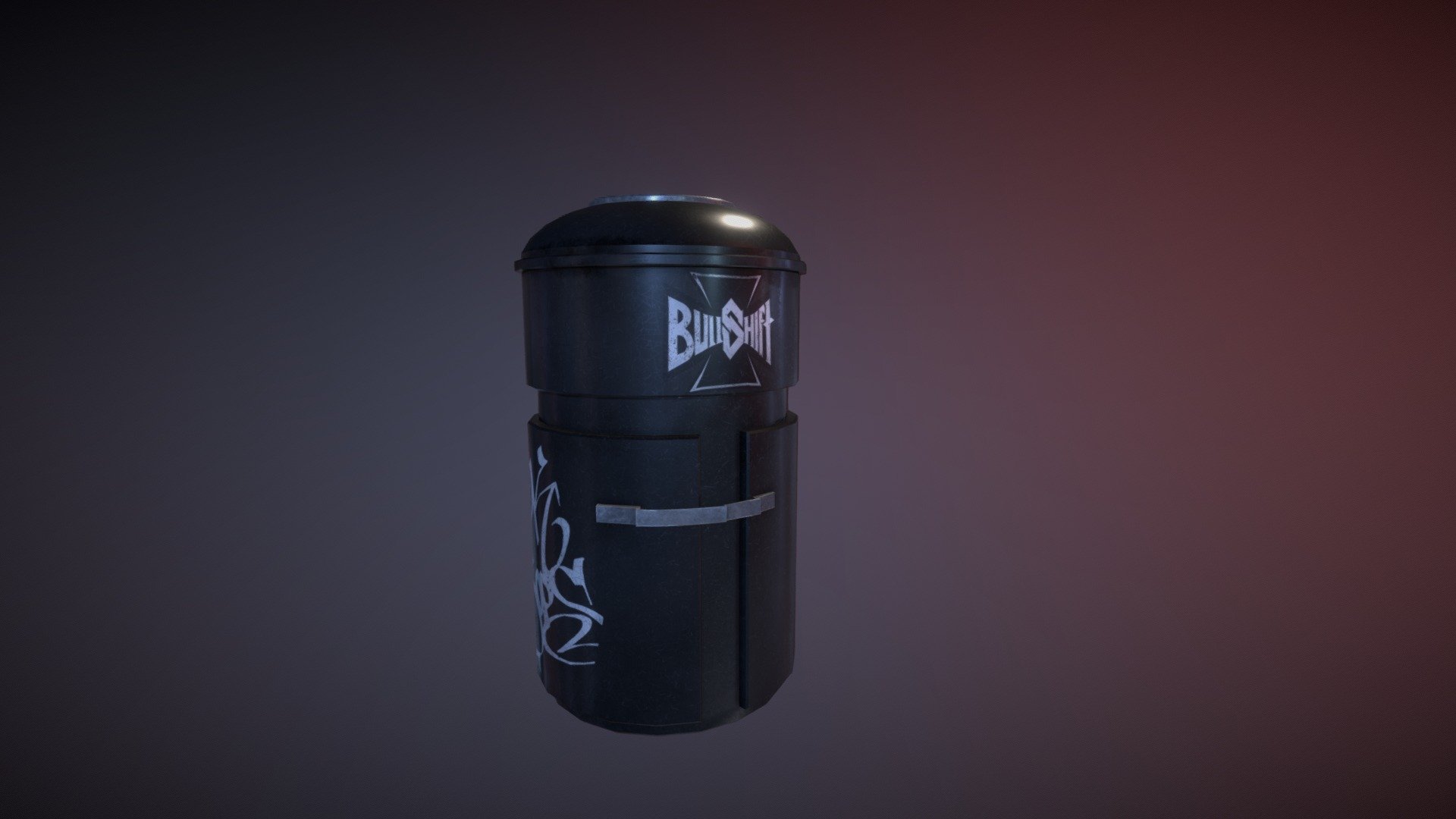 Subway Dustbin - 3D model by Rohit Maurya (@rohitmaurya) [39a3548 ...
