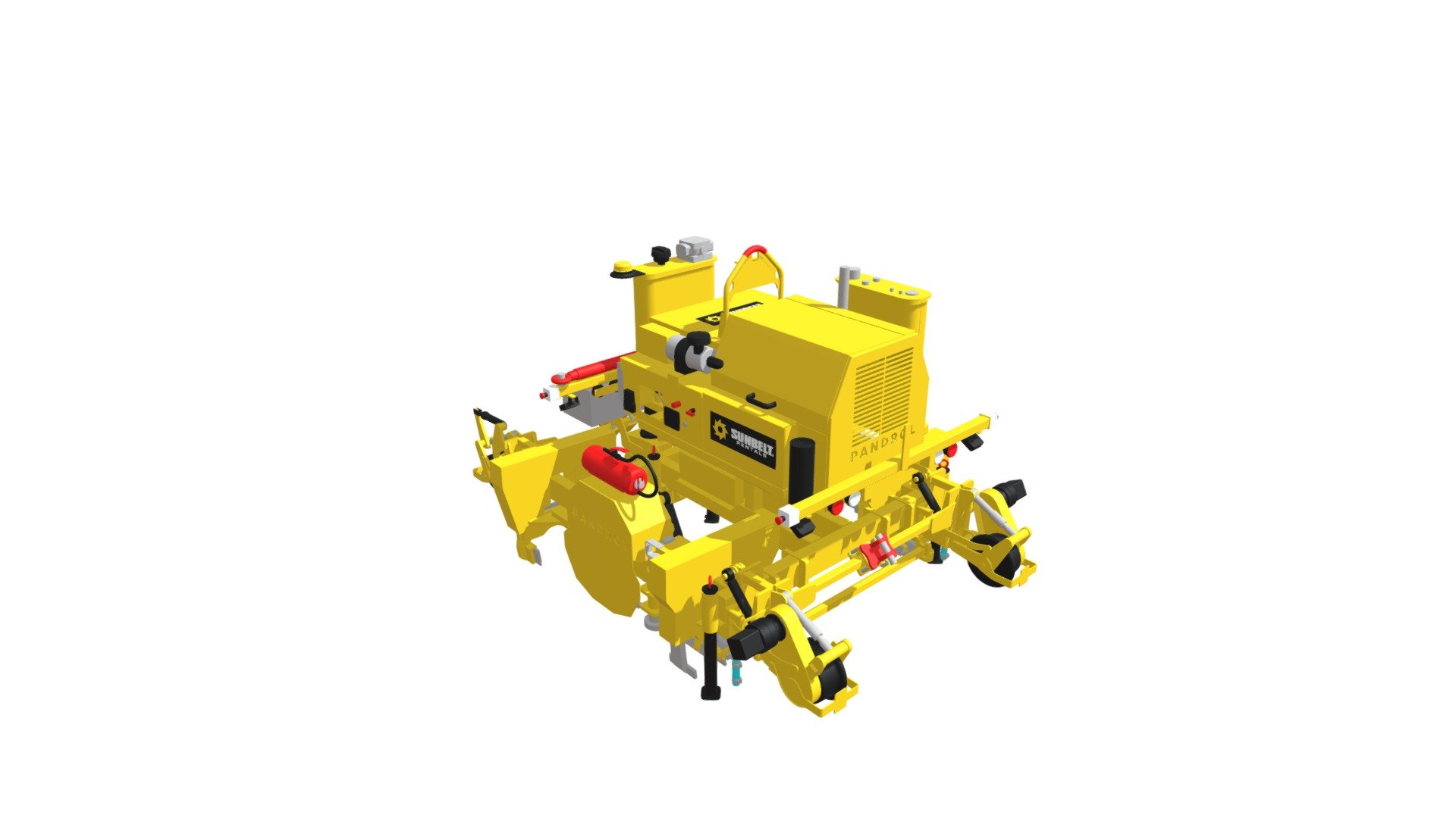 Clipping Machine Pandrol CD400SPIQ (Rail) - 3D model by bimstore ...