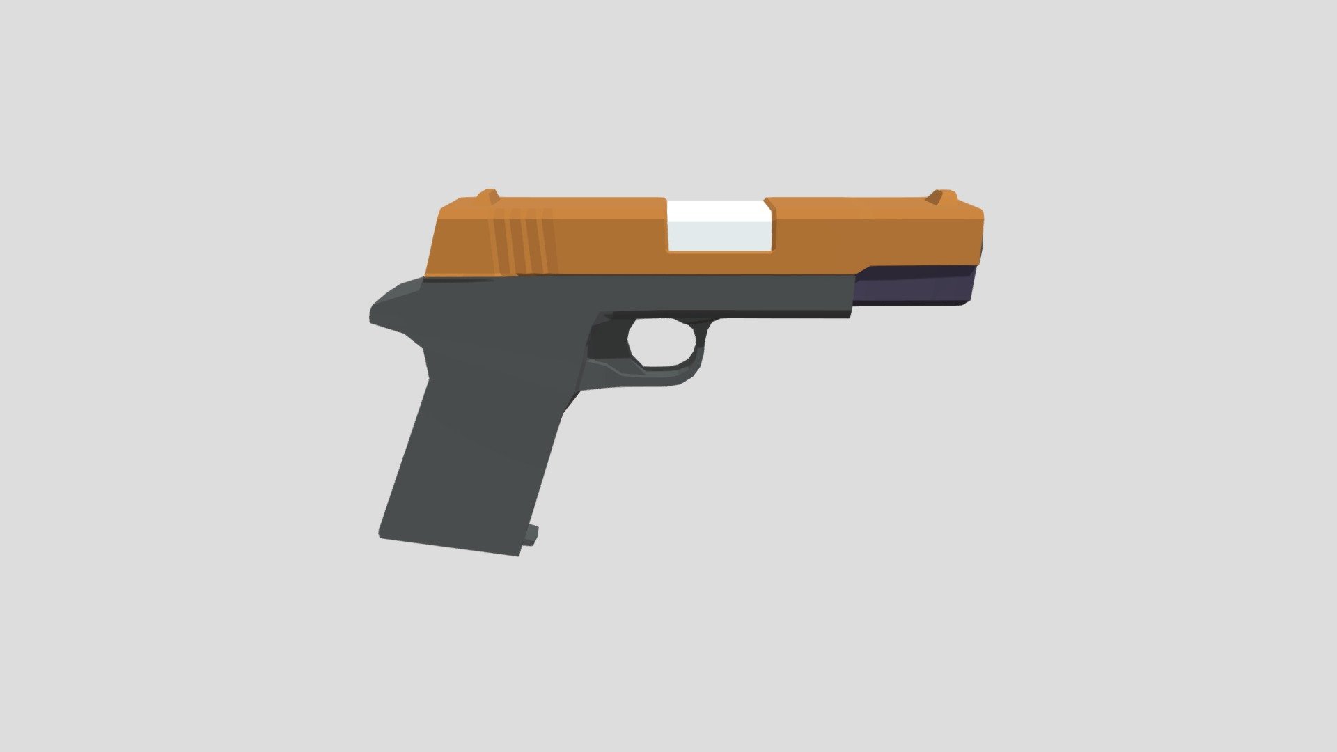 LowPoly Pistol - Download Free 3D model by siddo123 [39a3c78] - Sketchfab