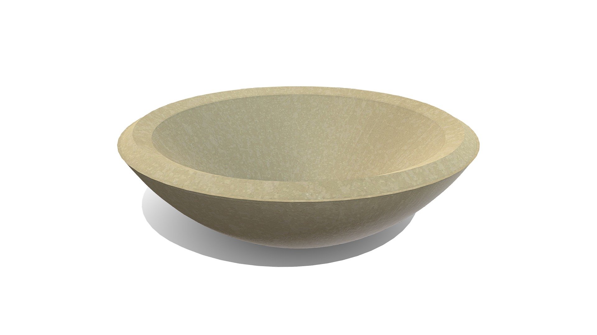 Formluxe Pebbletec Round Bowl 33x10 - Honed - 3D model by Formluxe ...