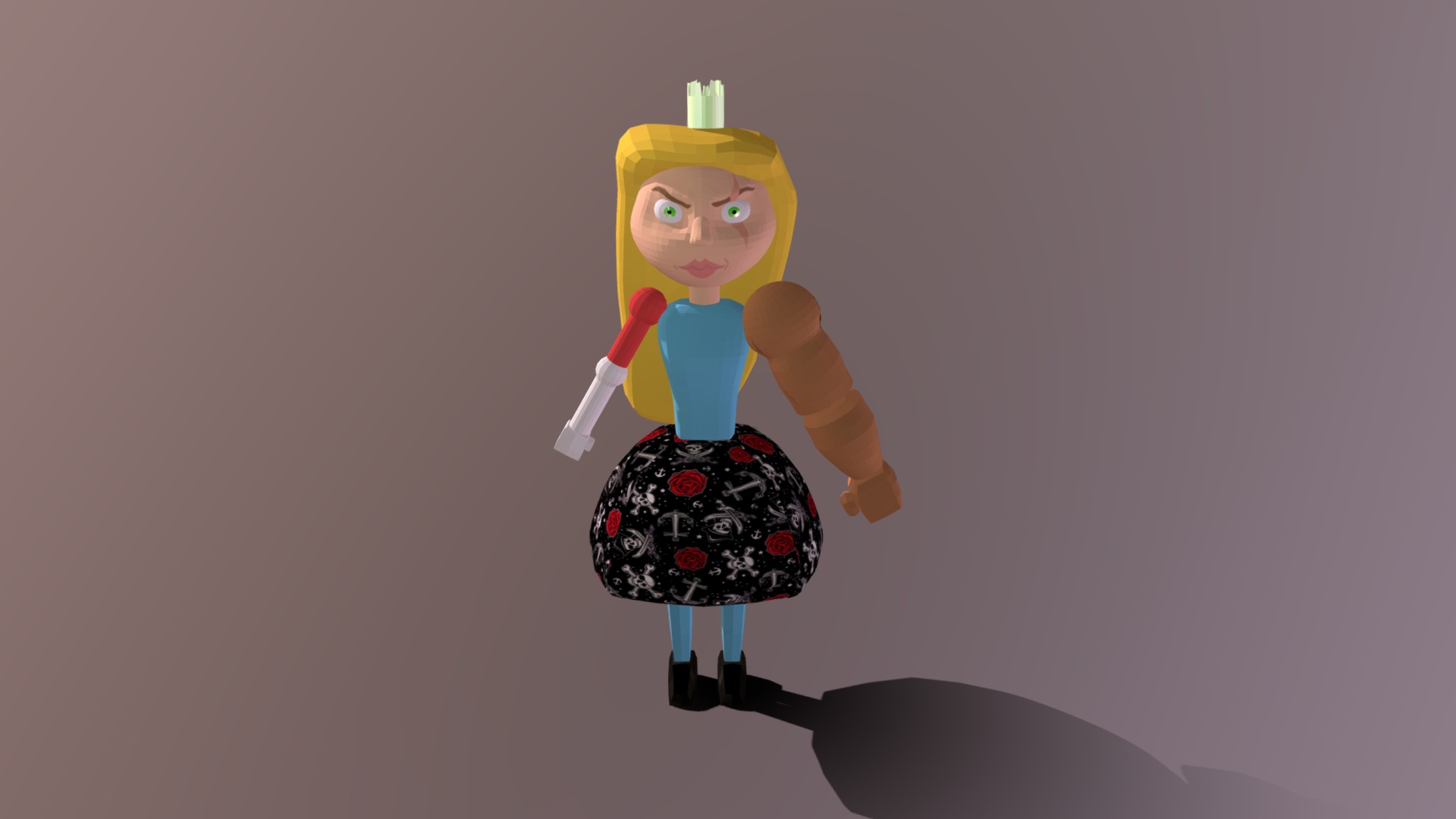 Tiny Monkey - Princess - 3D model by FeRuP [39a454c] - Sketchfab