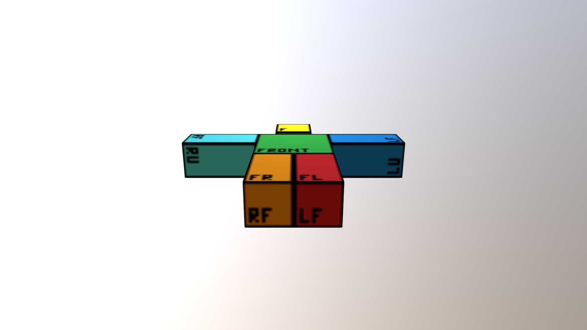 Unturned player layout for texturing - 3D model by Swatbolt [39a4d99 ...