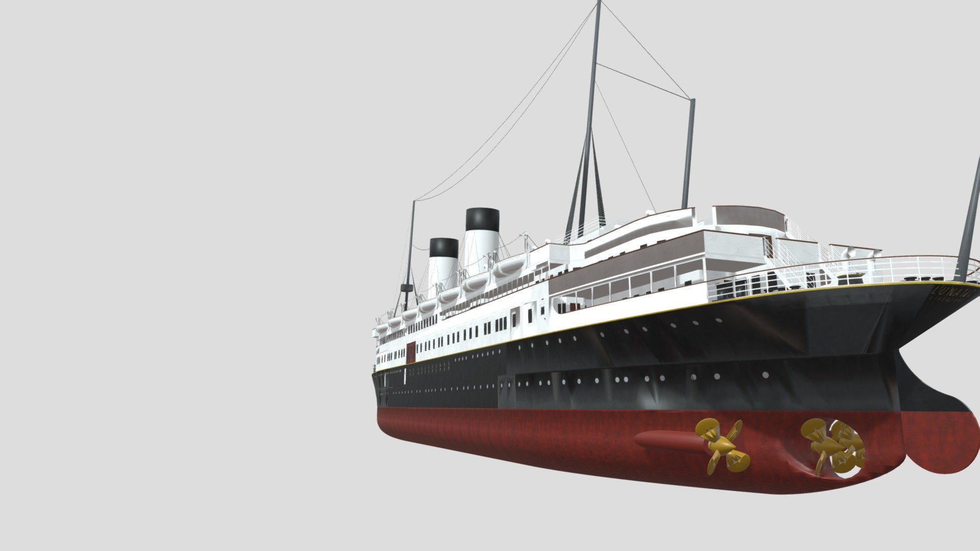 Early 1900 Ship with Full Interior - Download Free 3D model by Mixmamo ...