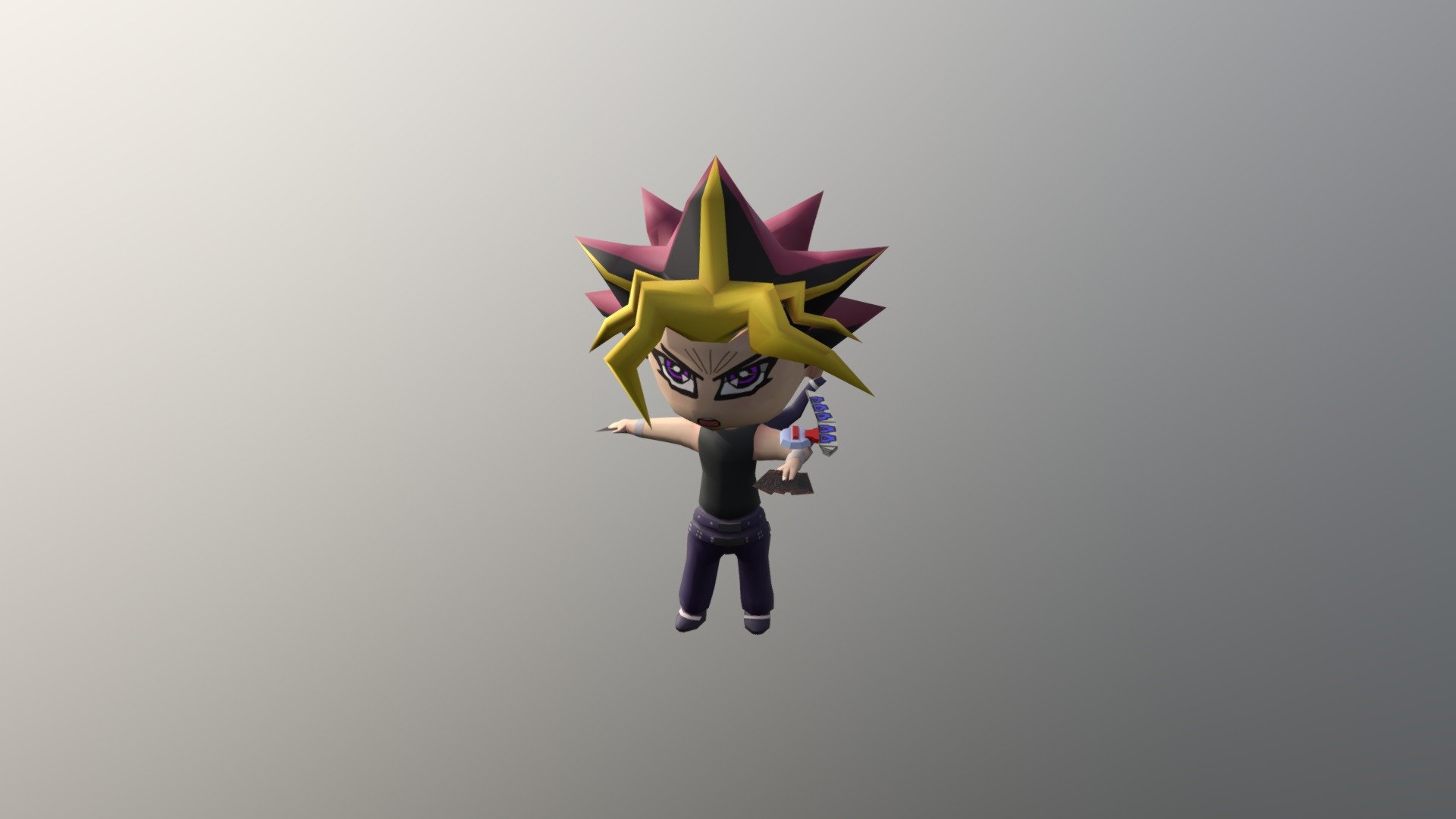 Yugi Pose 1 - 3D model by Heng.Wee.Yang [39aa02a] - Sketchfab