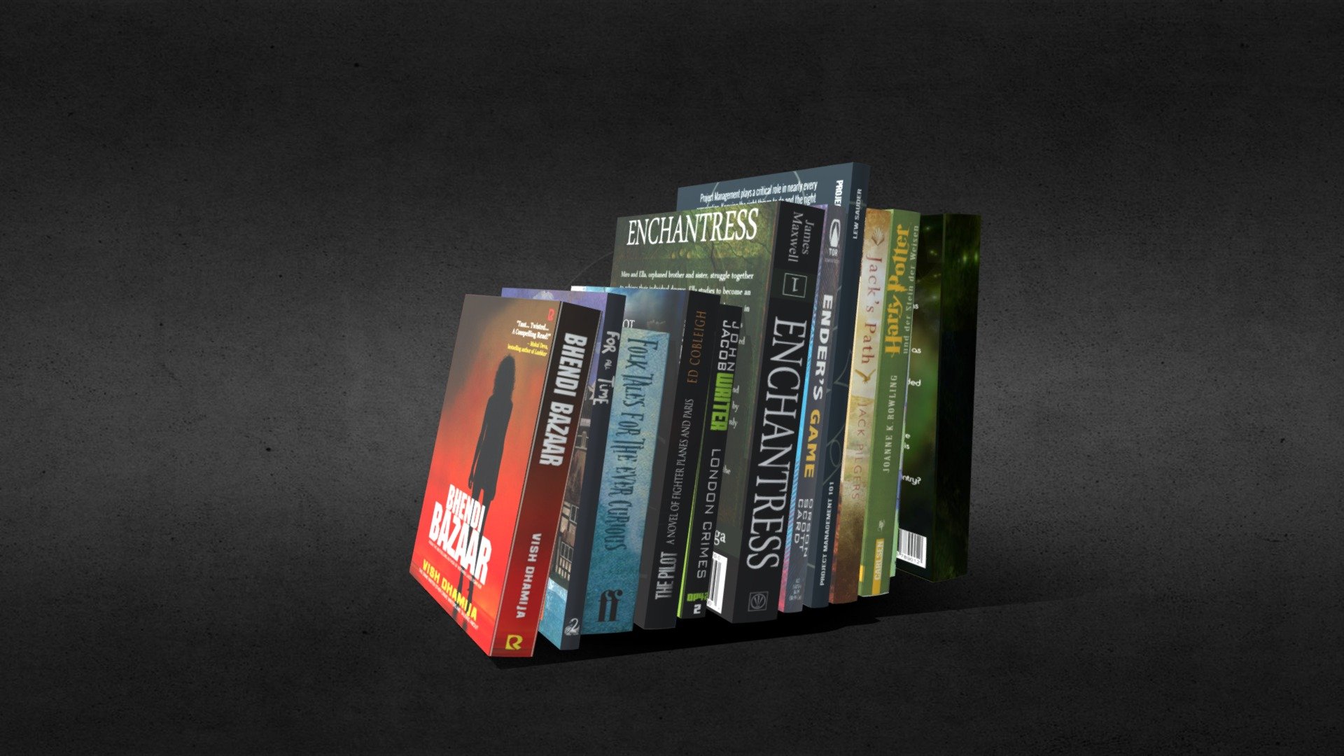 Books Set 2 - Buy Royalty Free 3D model by Sapizon [39aa3ec ...