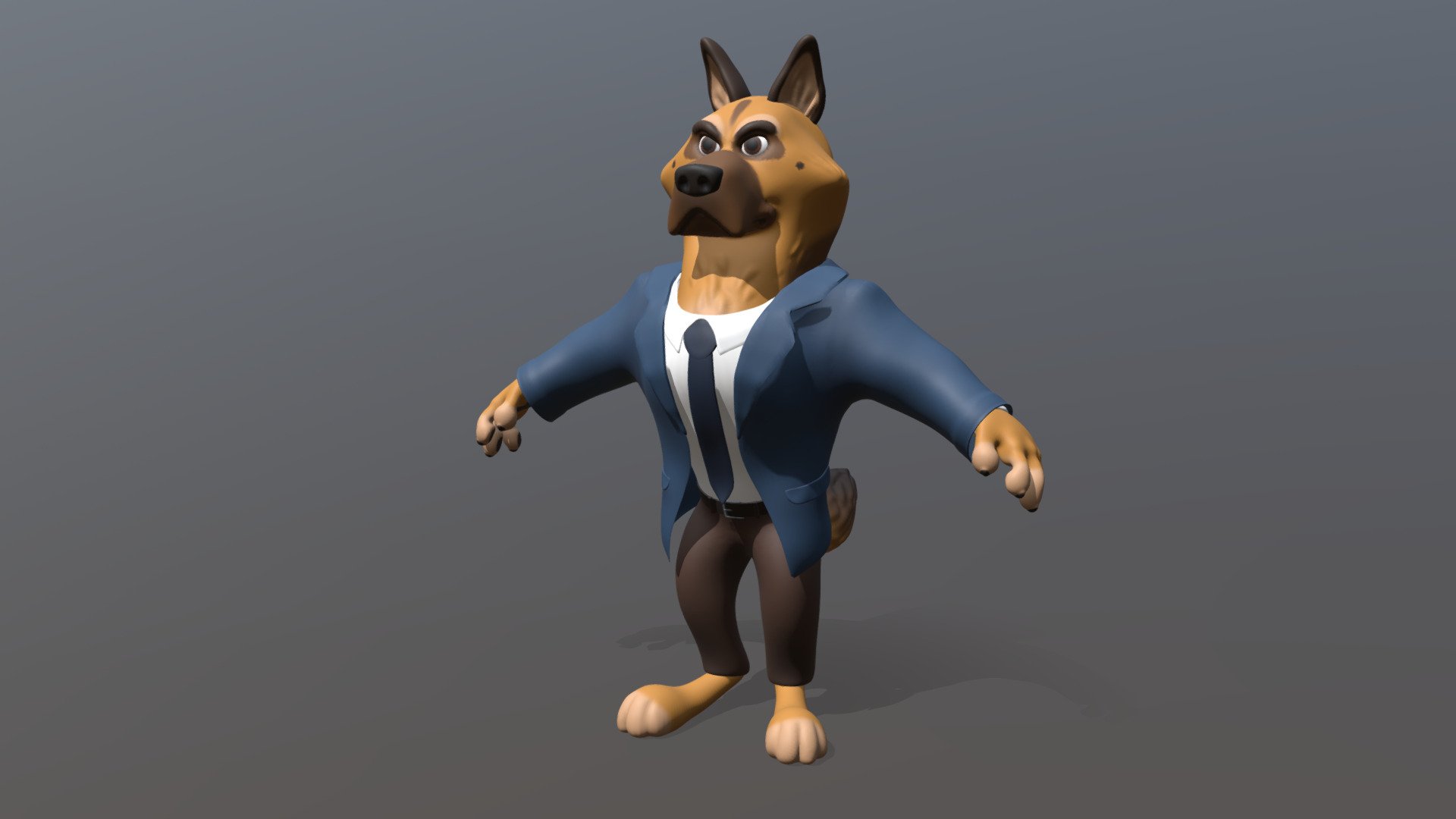 Agent 00Woof - 3D model by iseanica [39ab099] - Sketchfab