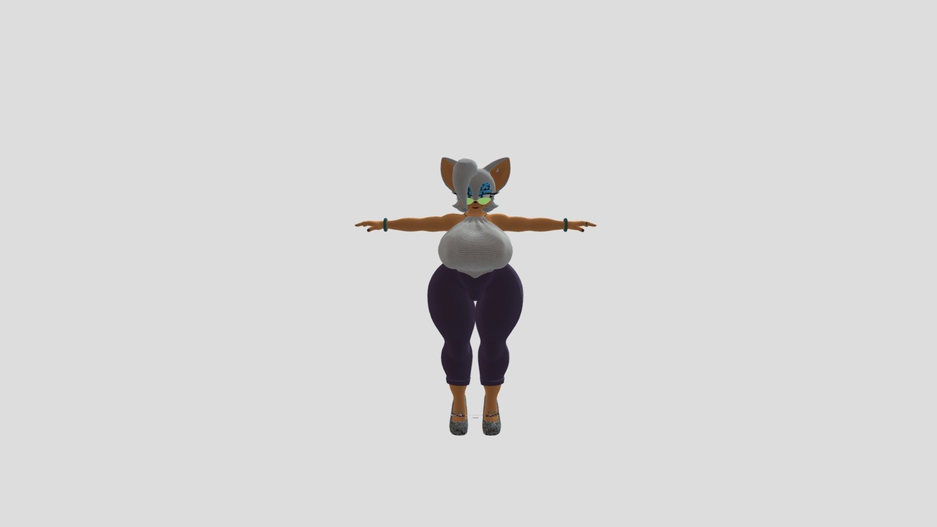 Rouge - Download Free 3D model by dwall8611 [39ab5c3] - Sketchfab