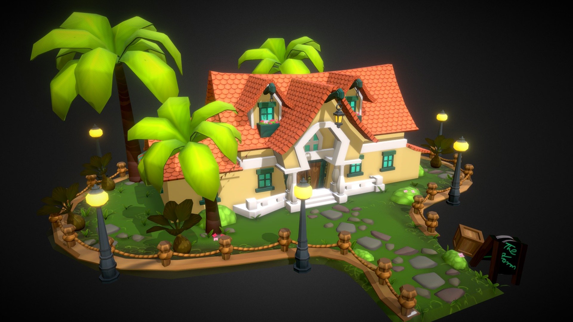 House game environment - Buy Royalty Free 3D model by Mayantique ...
