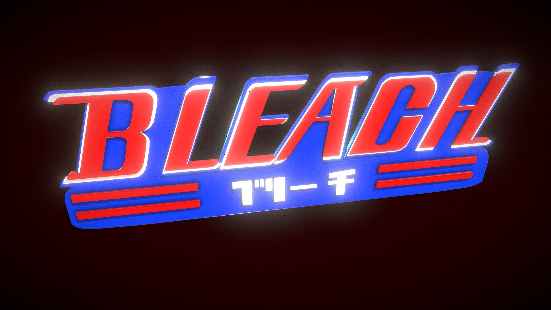 Bleach anime logo - Buy Royalty Free 3D model by Gabriel Diego ...