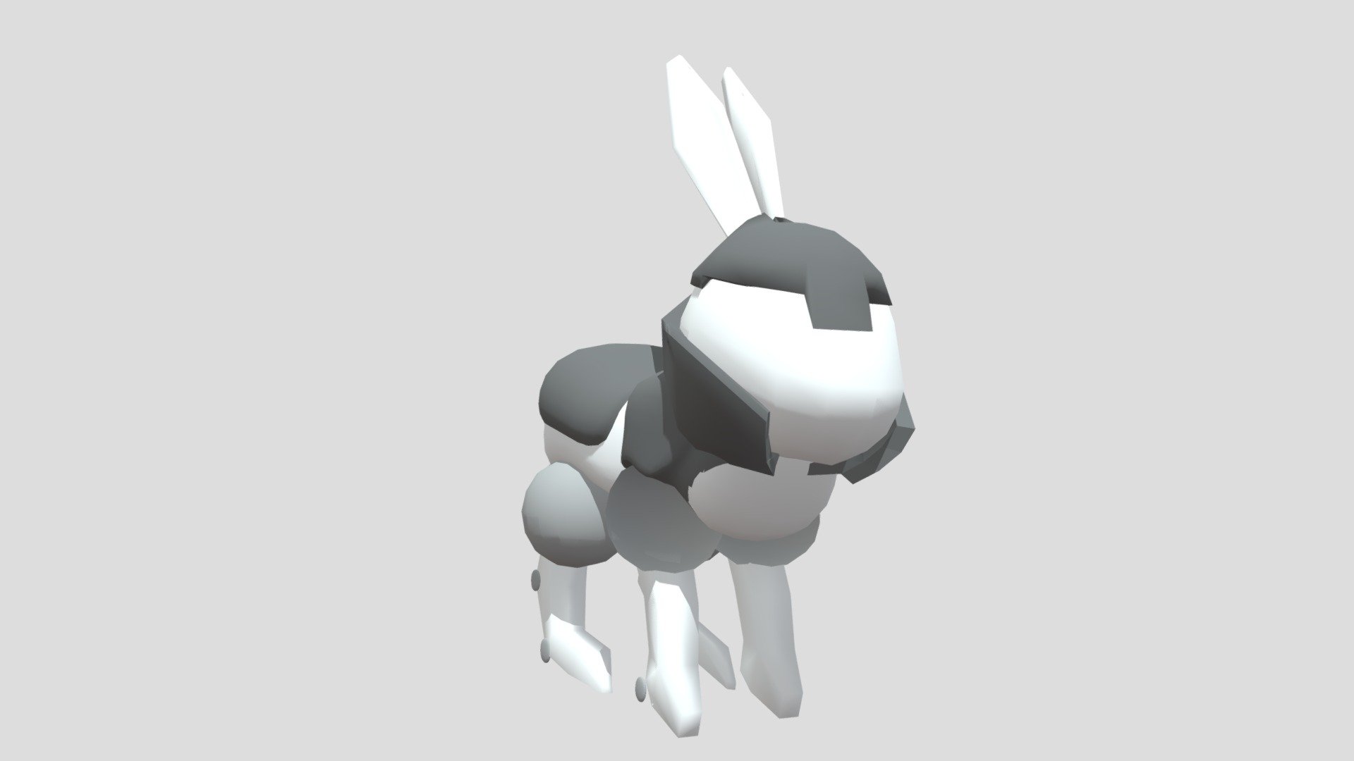 Rabbit Animation_2 - 3D model by Adam Fakla (@AdamPeterFakla) [39aca35 ...