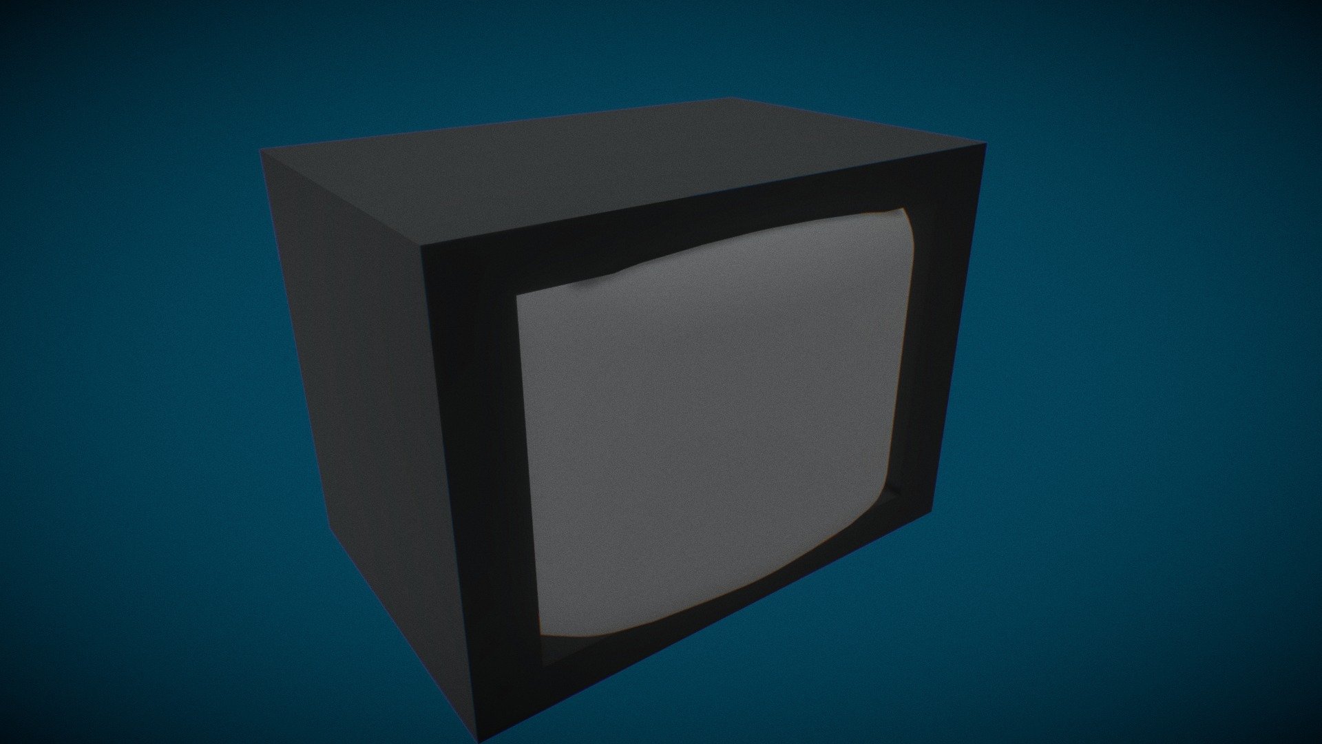 Low Poly Television TV - Download Free 3D model by GameDever [39aca7d ...