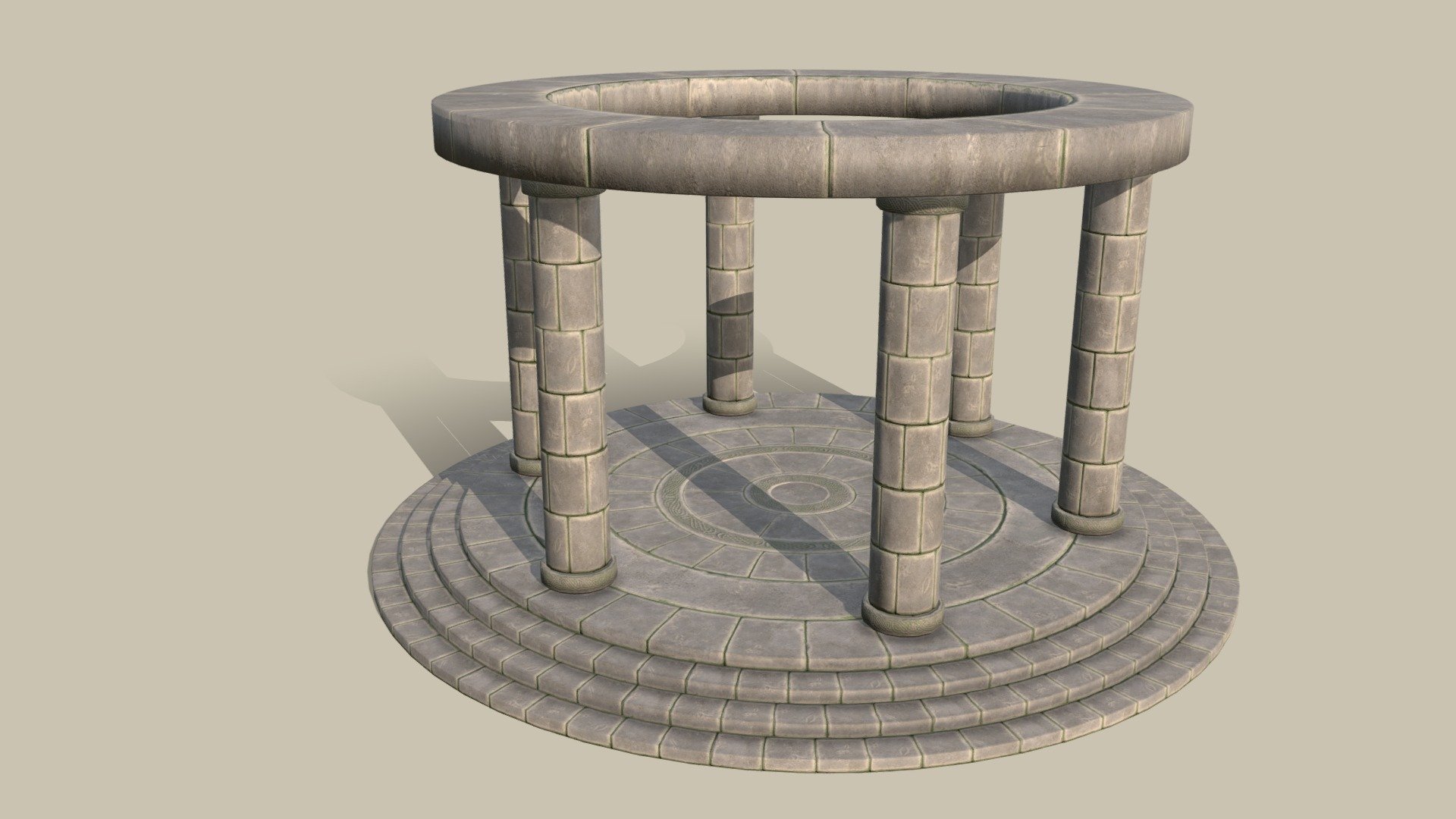 RoundTemple - 3D model by arrrtym [39ae903] - Sketchfab