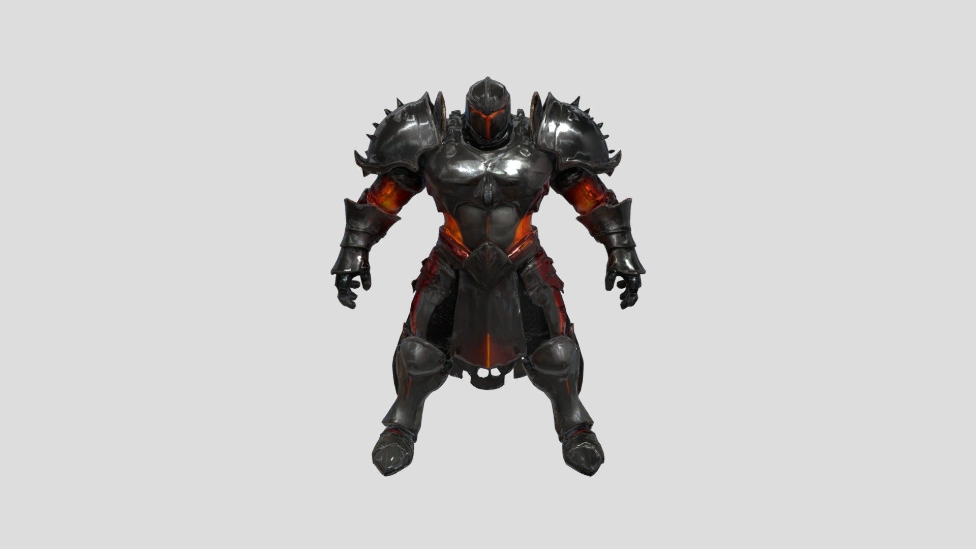 Inferno Knight - Download Free 3D model by HEG33 (@hgouysse) [39afcea ...