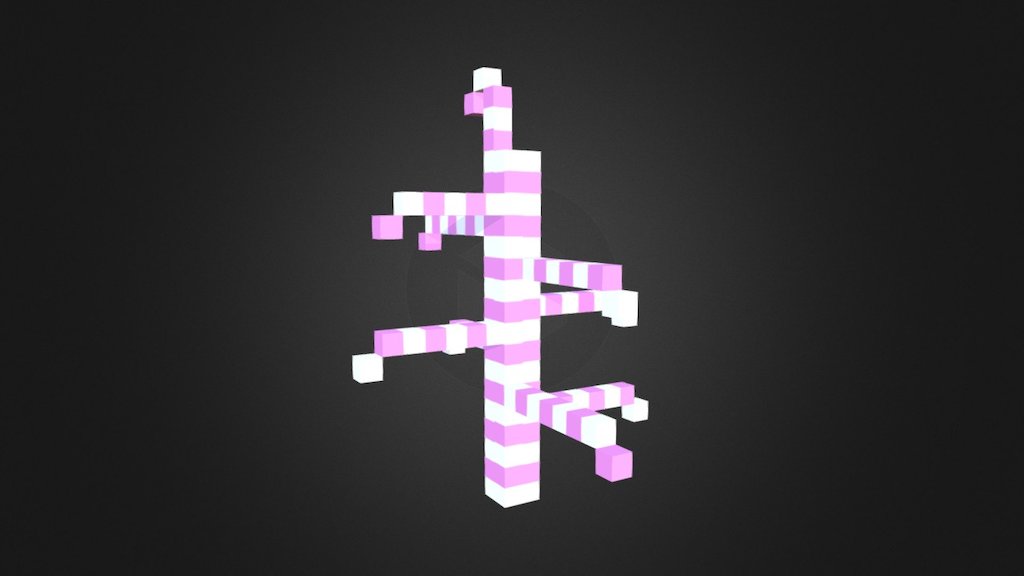Pixel Sugar Rush Tree - Download Free 3D model by ofihombre [39aff8a ...