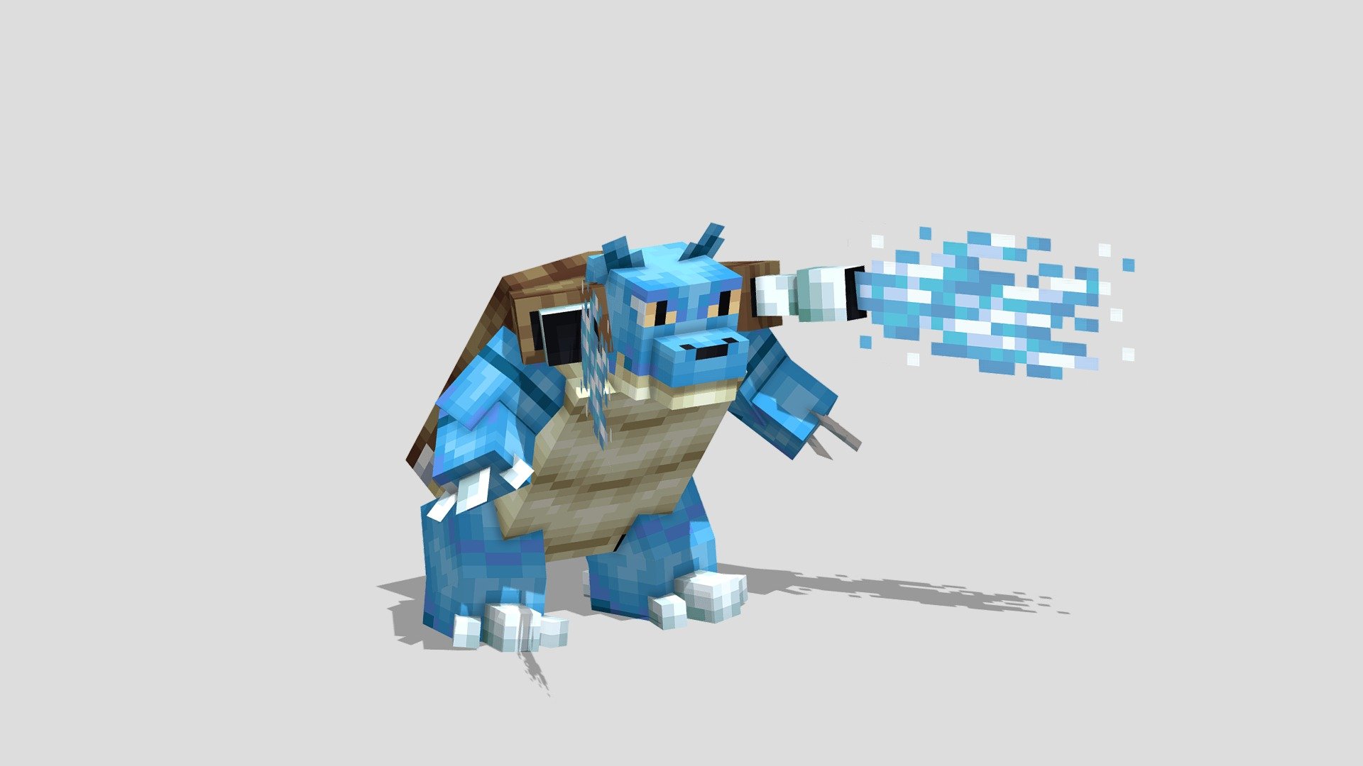Blastoise - 3D model by Sprinterkas [39aff9c] - Sketchfab