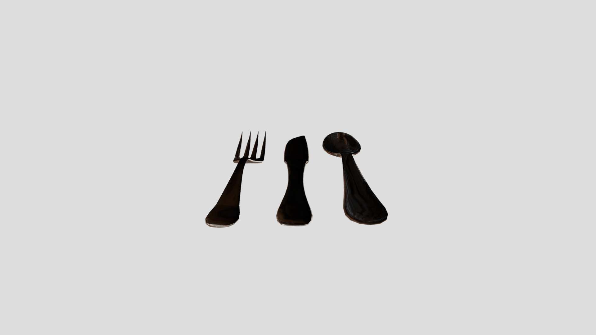 Silverware - Download Free 3D model by adr2176631 [39b16c6] - Sketchfab