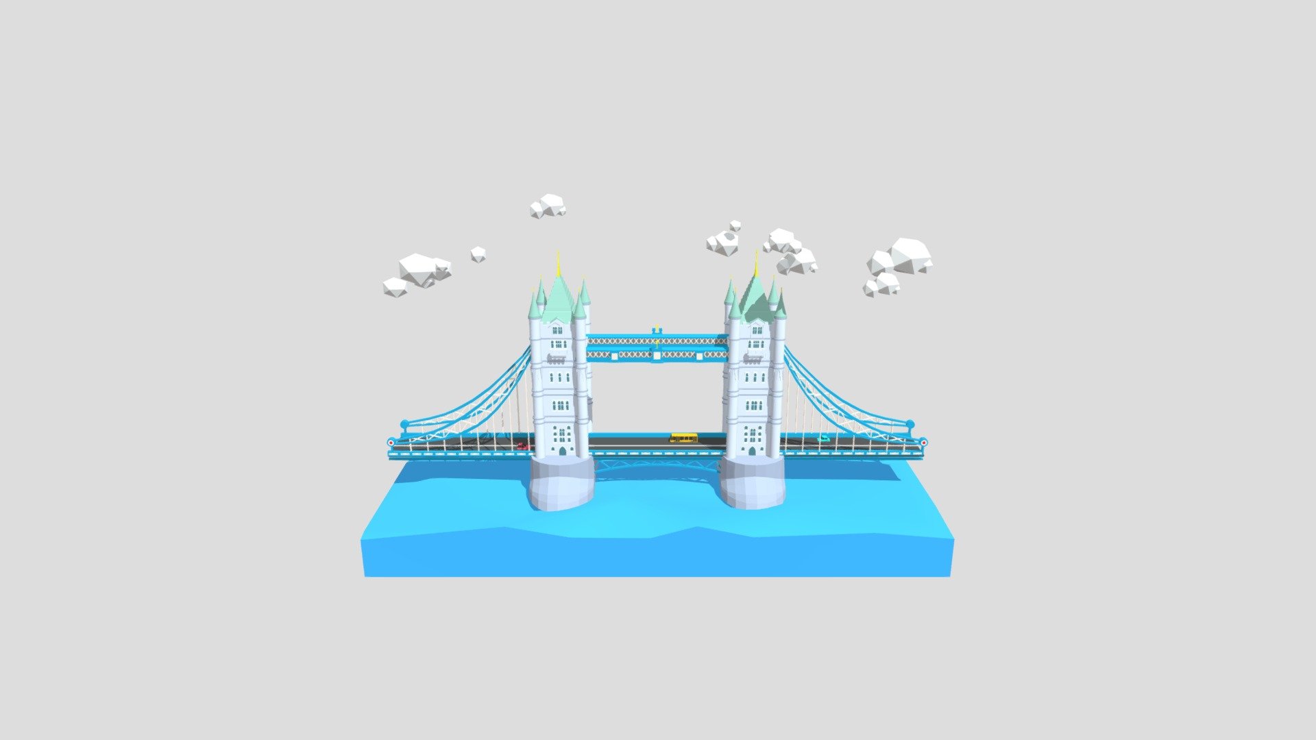 Tower Bridge - 3D model by myng988 [39b1c01] - Sketchfab