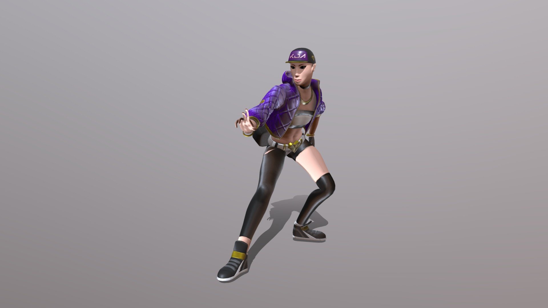 KDA Akali Recreation WIP - 3D model by Calibur_Delthora [39b42b6 ...