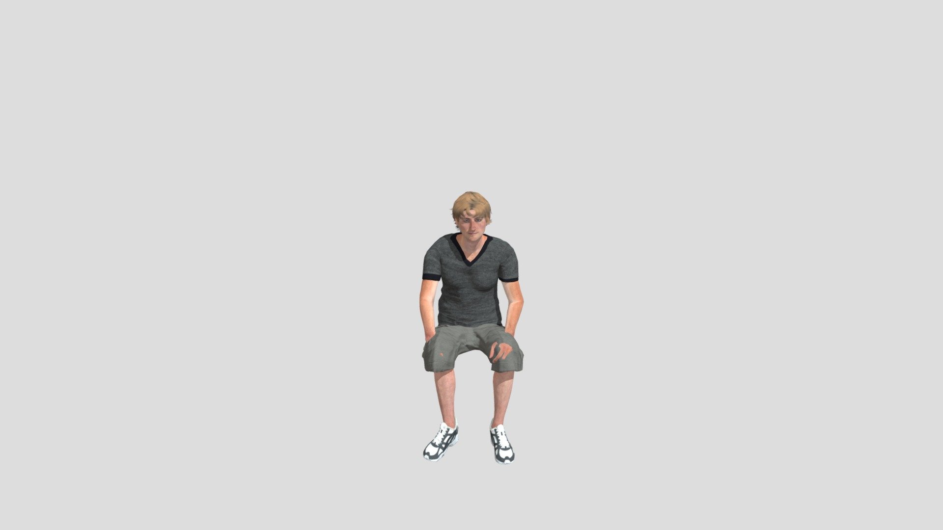 Crowd 5 - Sitting Idle - Download Free 3D model by p143467 [39b4c74 ...