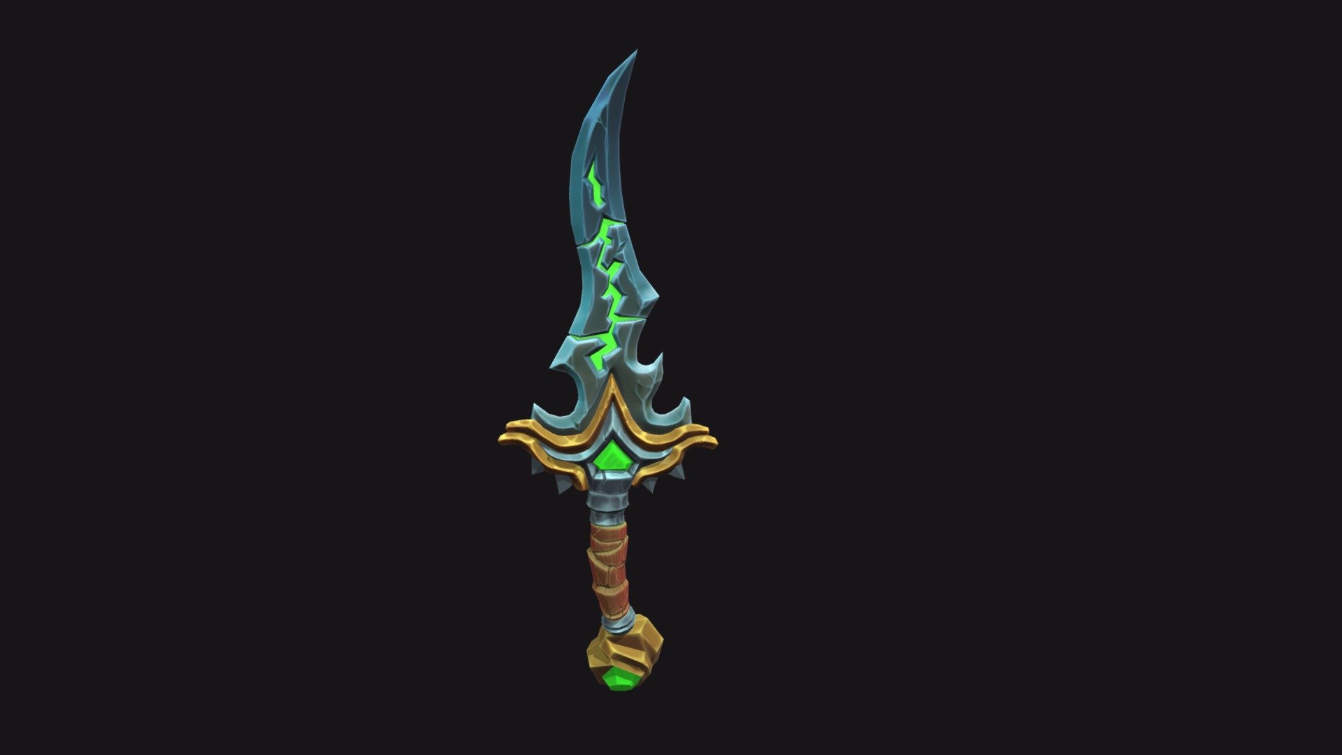 Fantasy Dagger - Download Free 3D model by poltergeist (@witcherisa ...