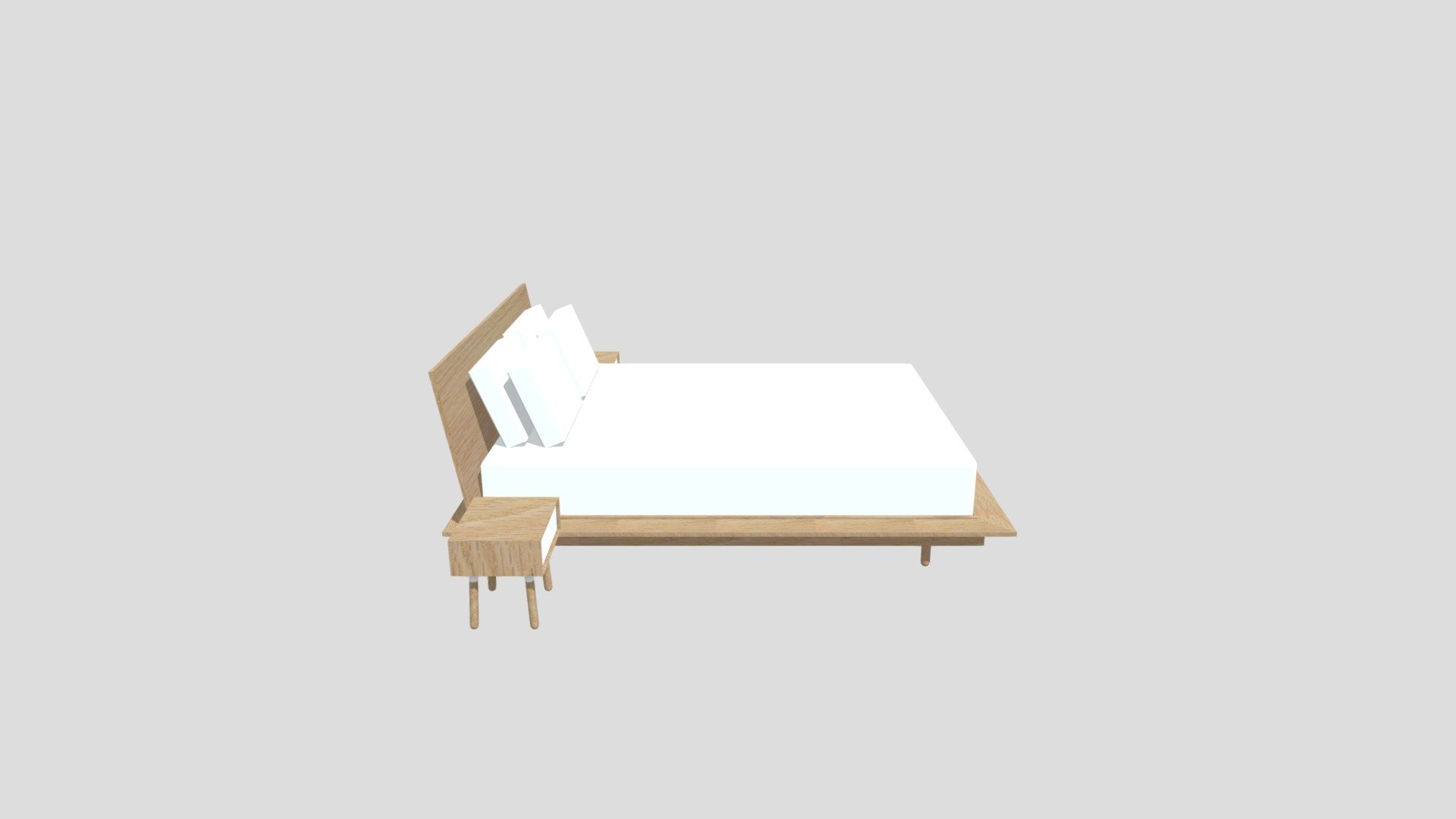 Bed - Download Free 3D model by ericrhull [39b8025] - Sketchfab
