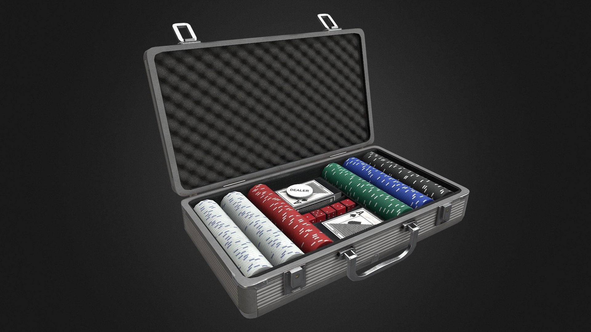 Poker set - Buy Royalty Free 3D model by Allan De Paepe (@AllanDePaepe ...