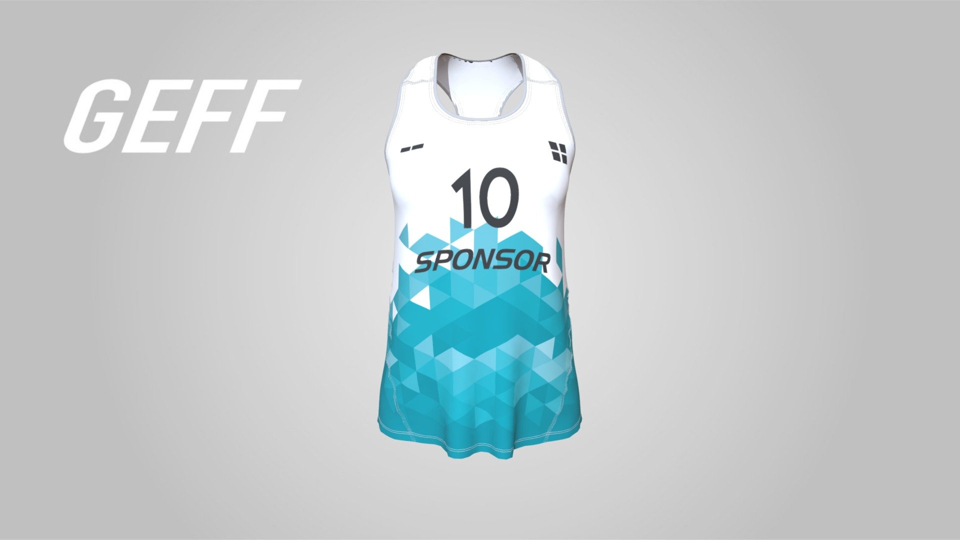 GEFF LAMBDA COLLECTION SLEEVELESS - 3D model by GEFF SPORT (@geffsport ...