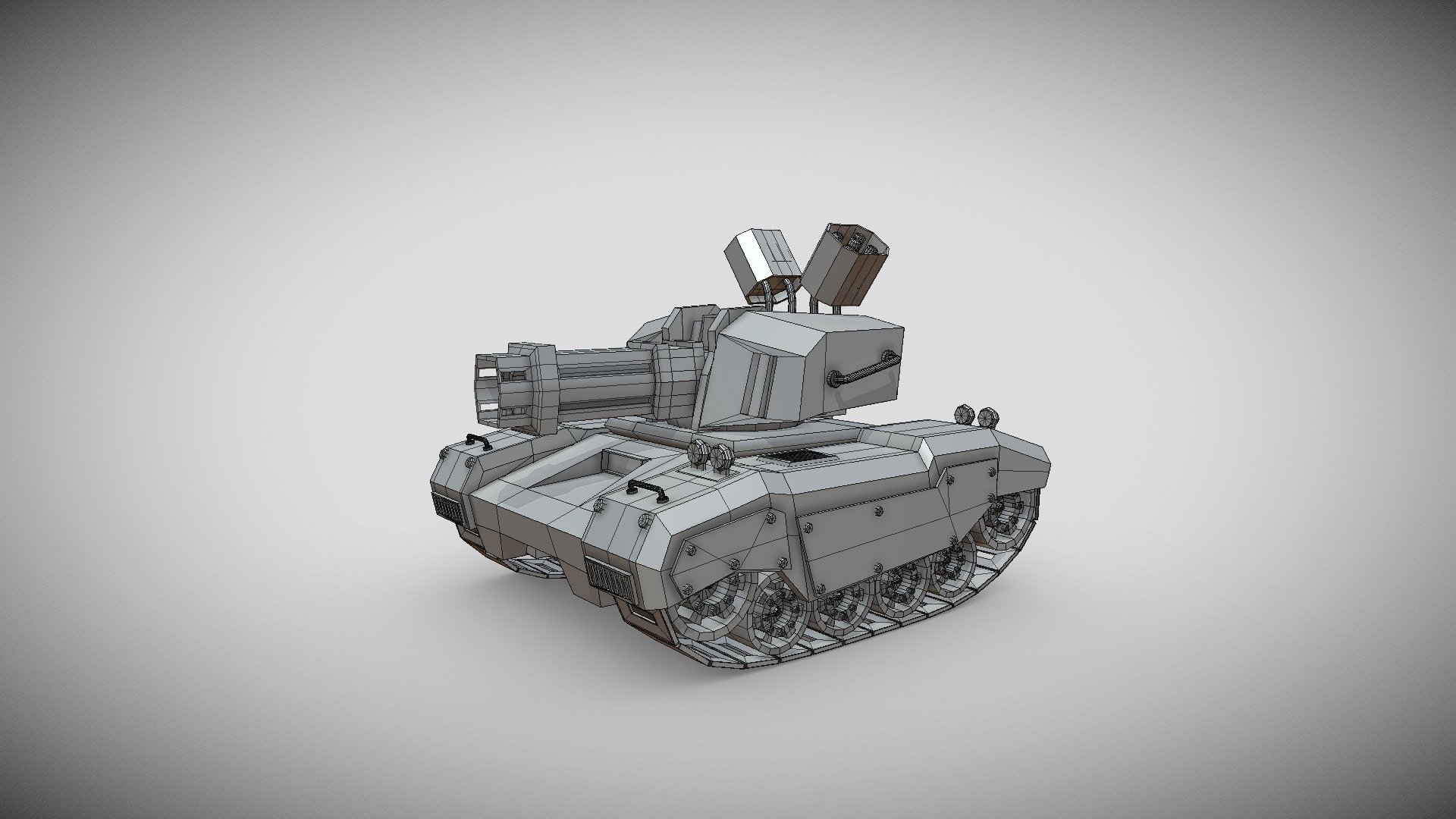 LOW POLY TANK - Download Free 3D model by 3D_fever_ [39ba977] - Sketchfab