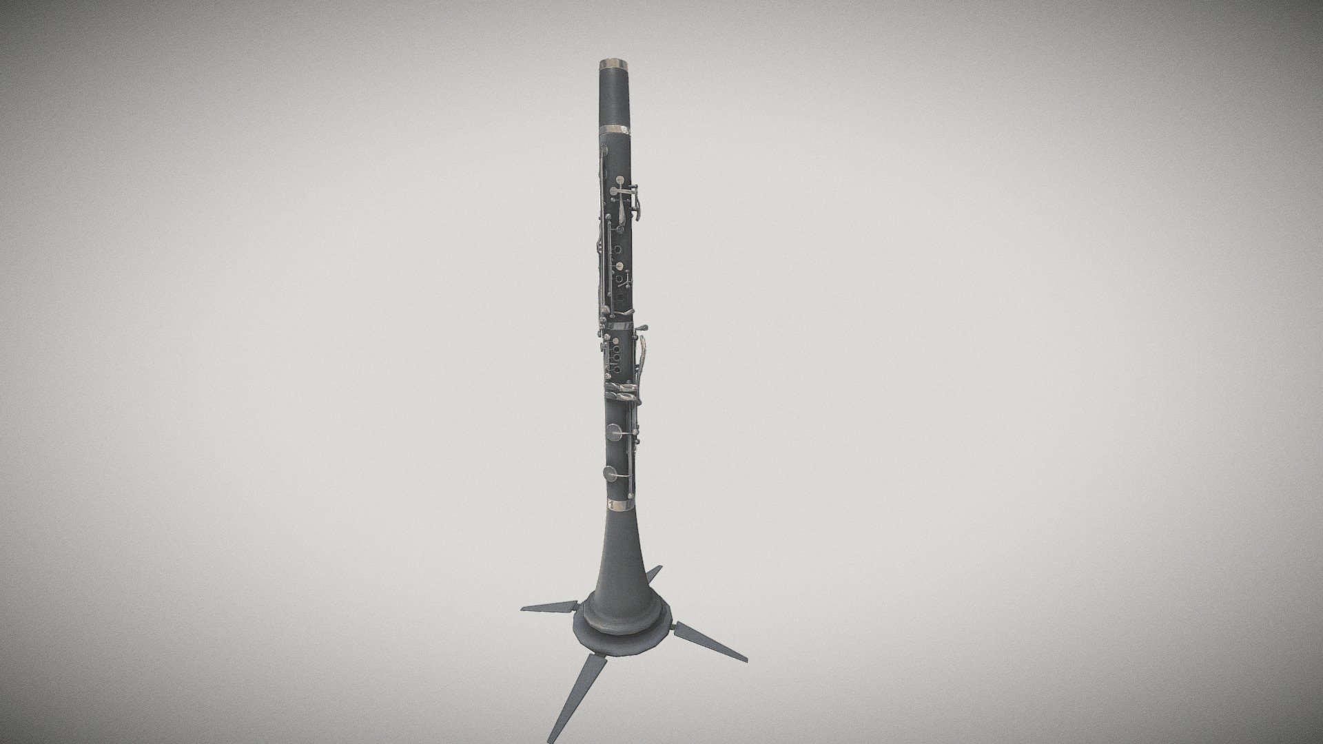 Clarinet On Stand - 3D model by Samantha Howze (@virtualdispensary ...