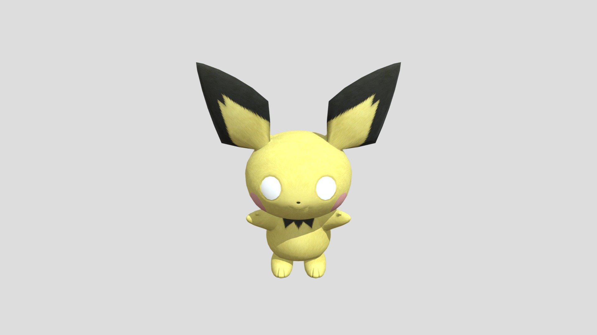 Pichu - Download Free 3D model by Flareonboi [39bc278] - Sketchfab