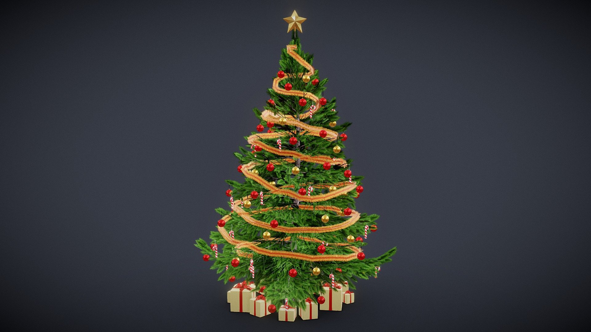 Christmas Tree - Buy Royalty Free 3D model by Saritasa [39bc5c9 ...