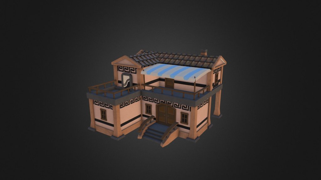 Rich House - 3D model by ckatuh [39be38a] - Sketchfab