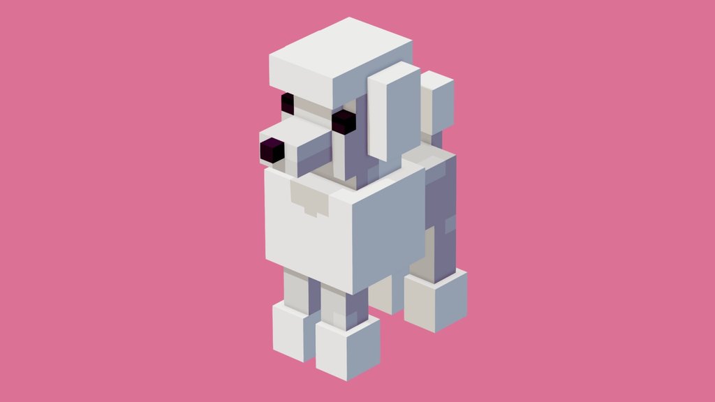 Voxel Dogs - A 3D model collection by rednitrous18 - Sketchfab