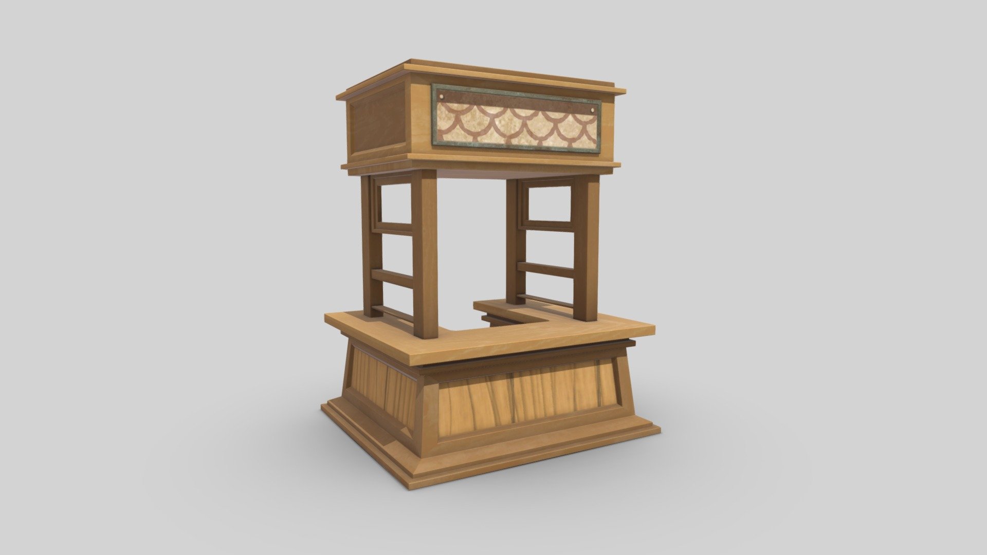 Stall - 3D model by angra.art [39be680] - Sketchfab