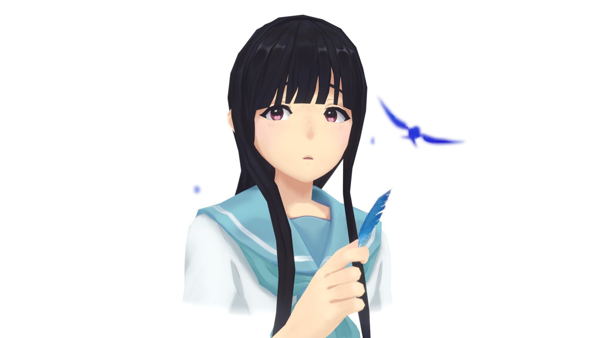 'Liz & the Bluebird' - Mizore - 3D model by leafturtle [39be6d3 ...