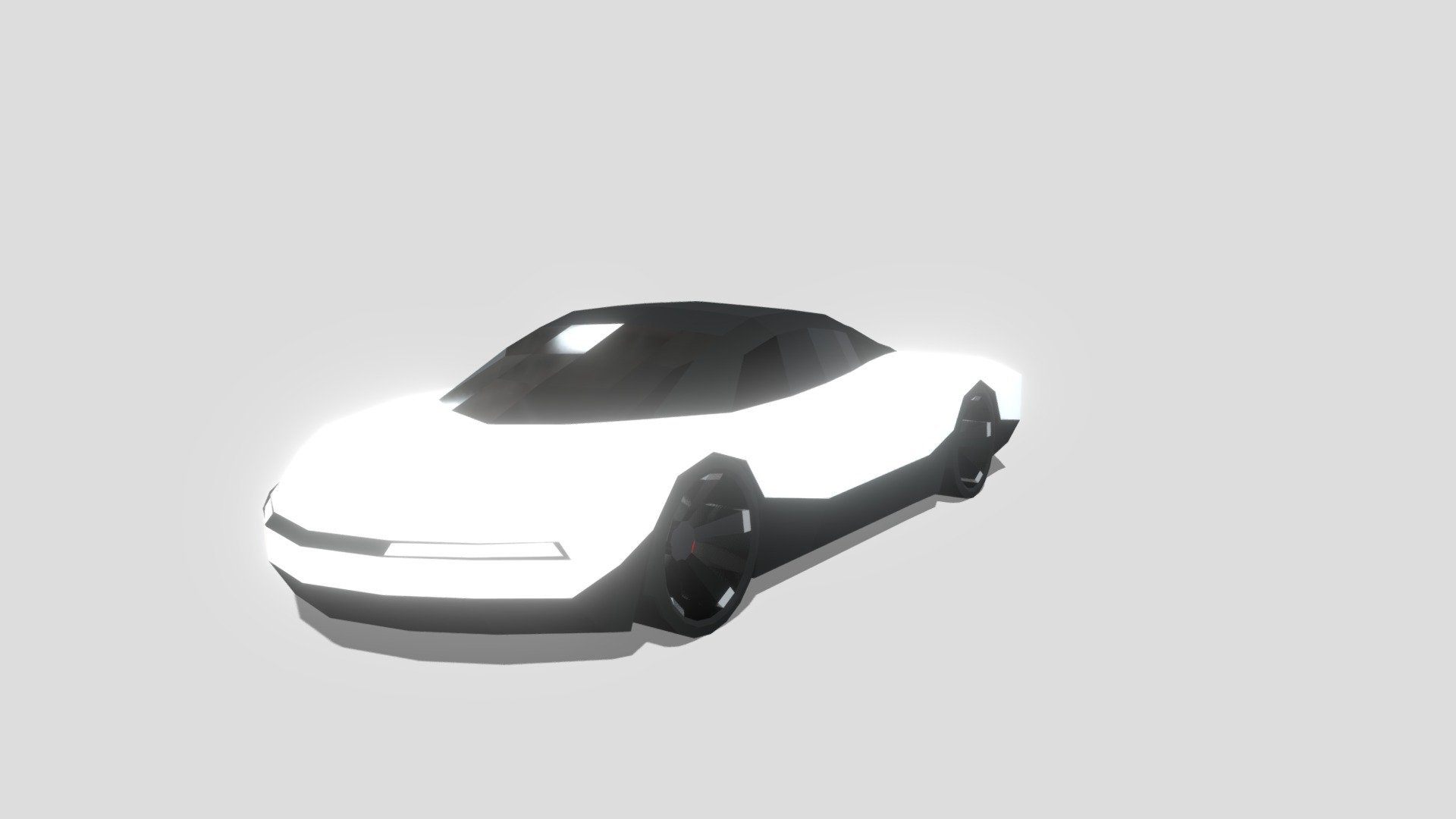 Low Poly Car Supercar 2 - Download Free 3D model by the 86 guy (@the_86 ...
