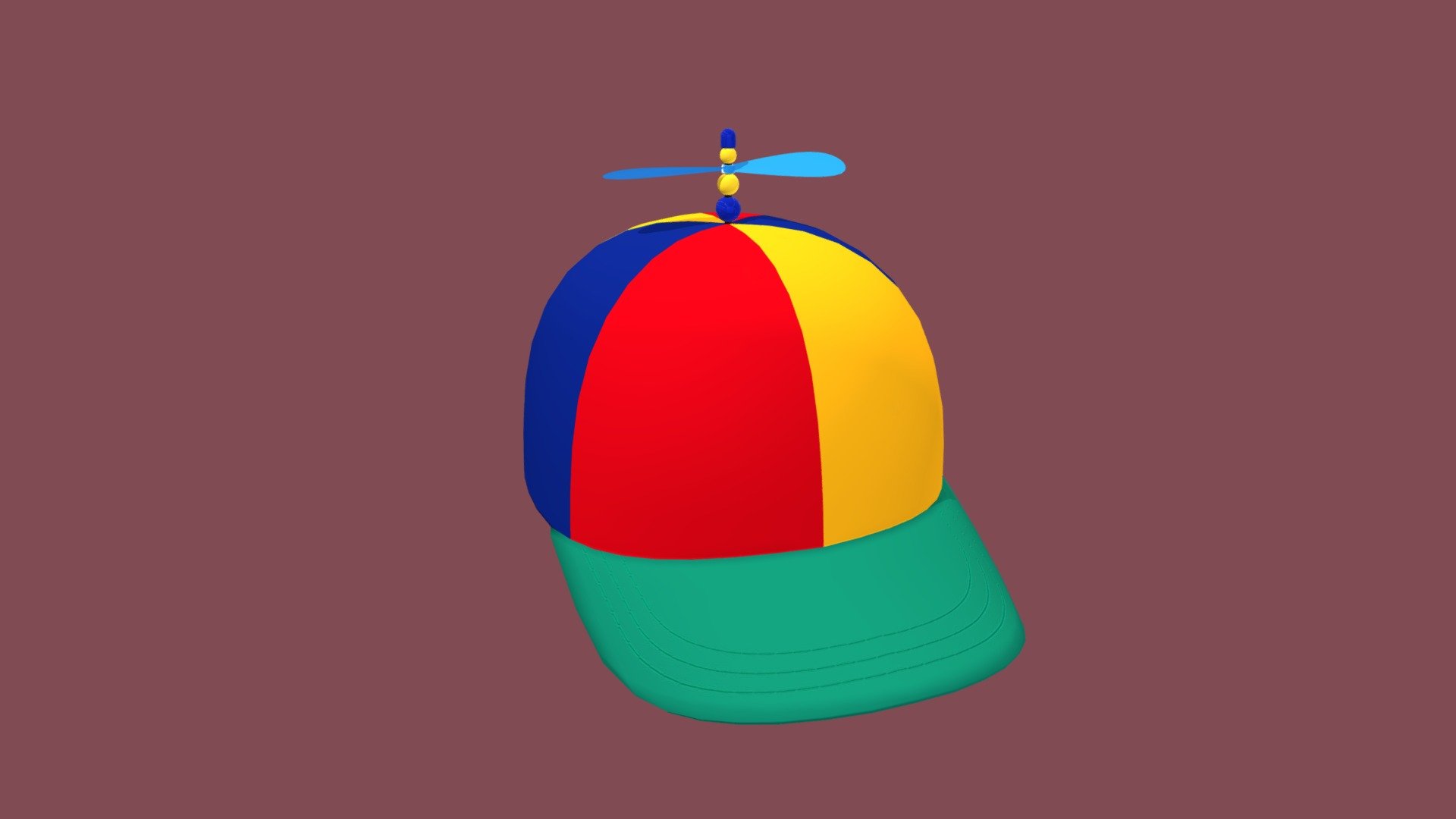 propeller cap - Download Free 3D model by noitamina_ [39bf95c] - Sketchfab