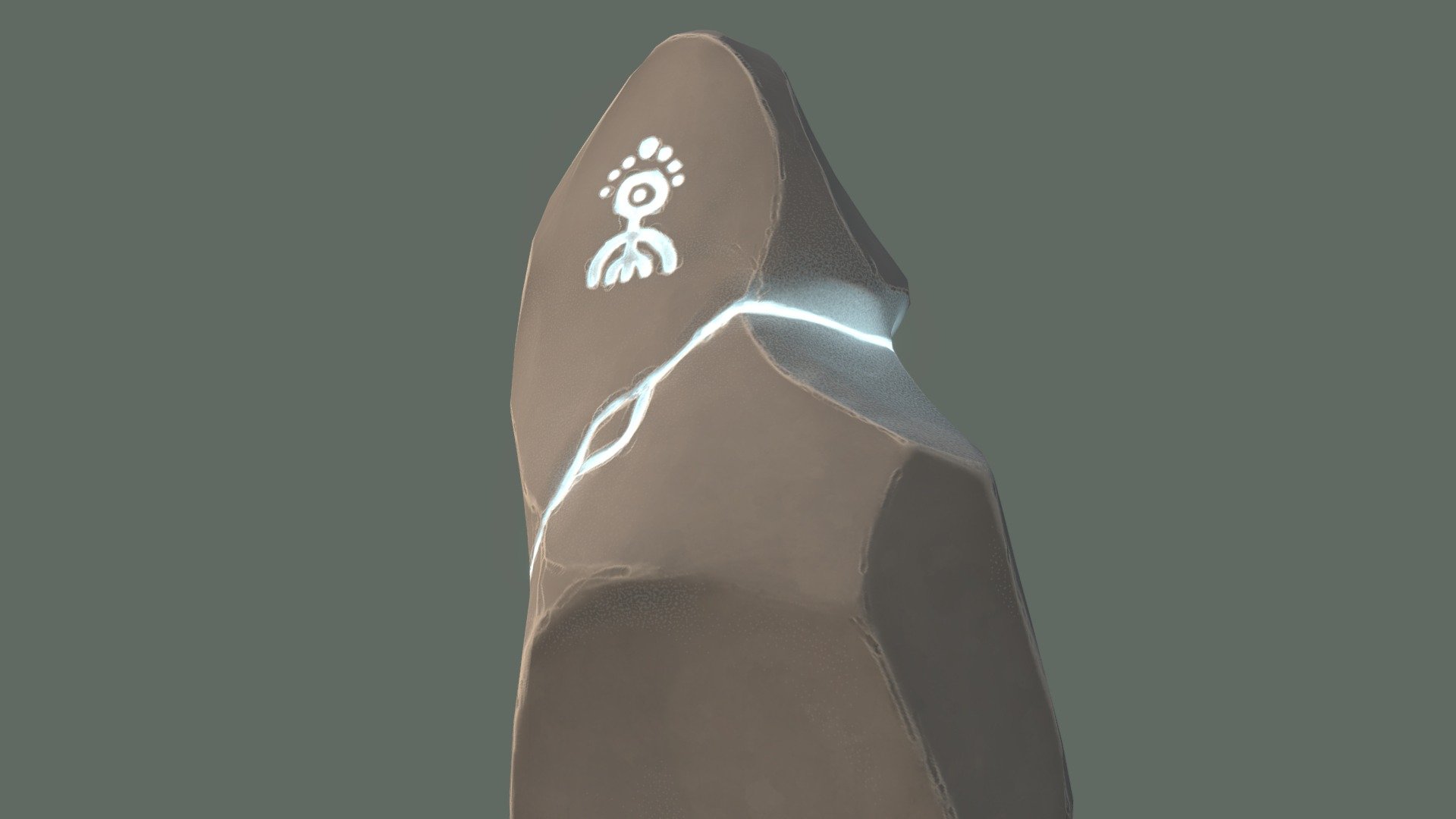 Stylised Glowing Rune Rock - Download Free 3D model by Cleo Renshaw ...