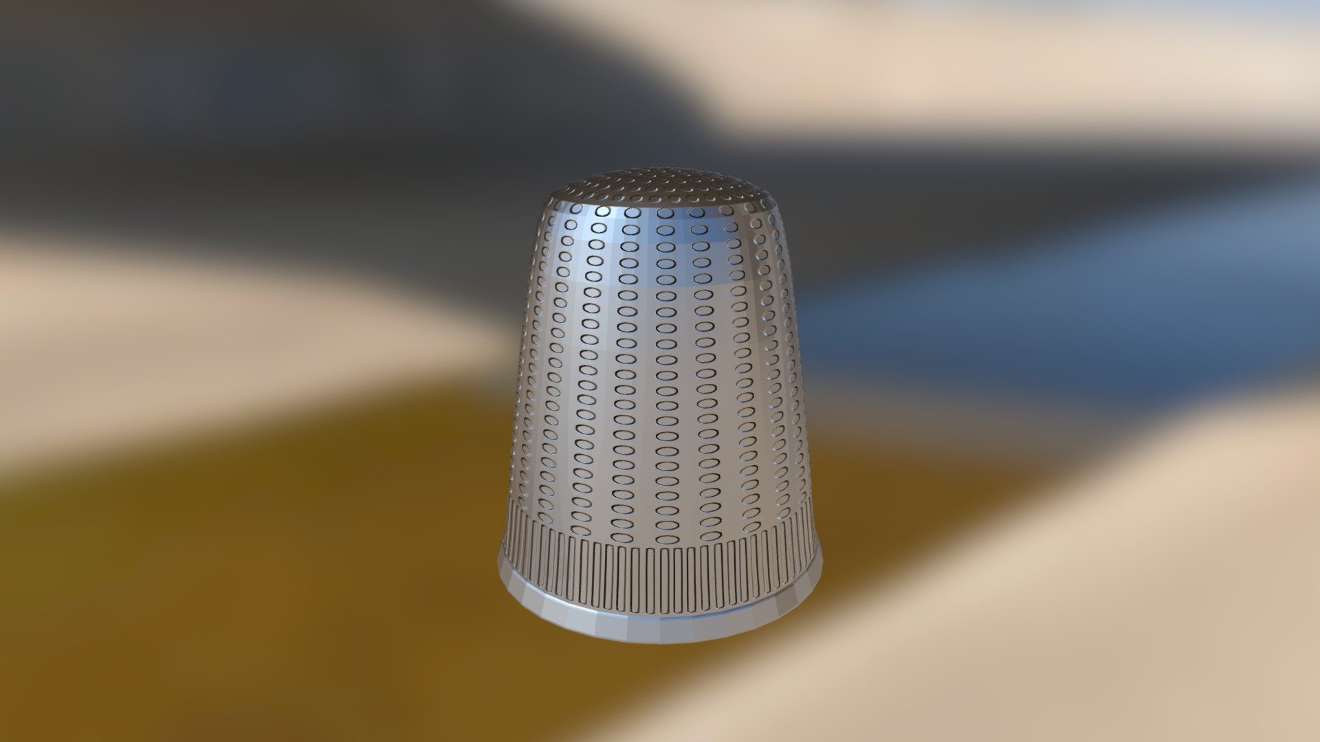Thimble - 3D model by shwam [39c25fb] - Sketchfab