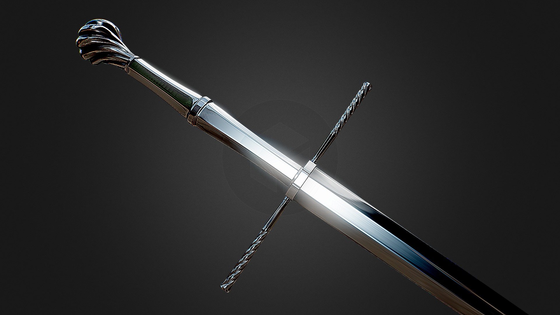Sword 217 - 3D model by the Georgeous (@thegeorgeous) [39c529e] - Sketchfab
