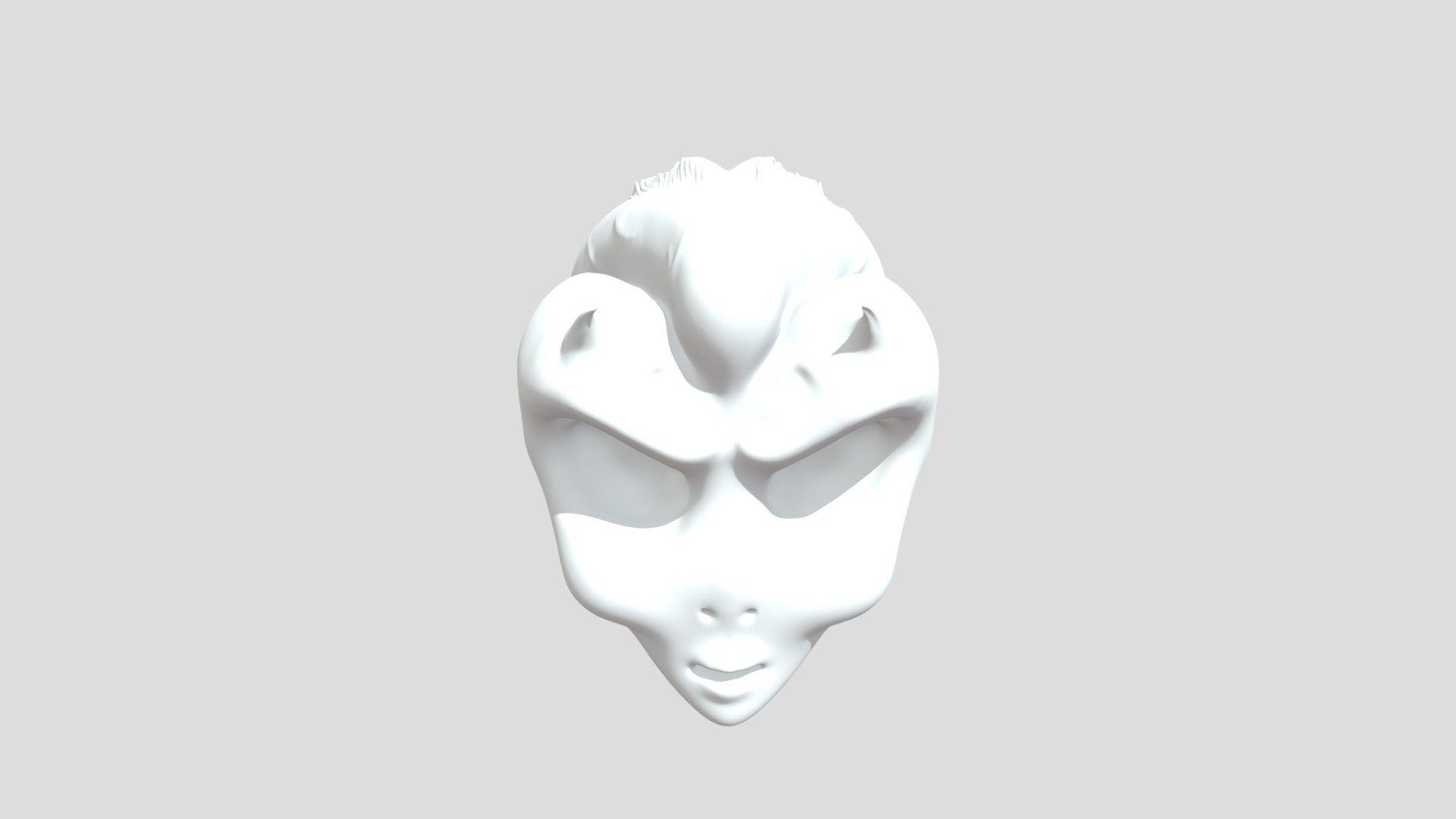 Alien head - 3D model by Amy Wells (@amywells) [39c52ea] - Sketchfab