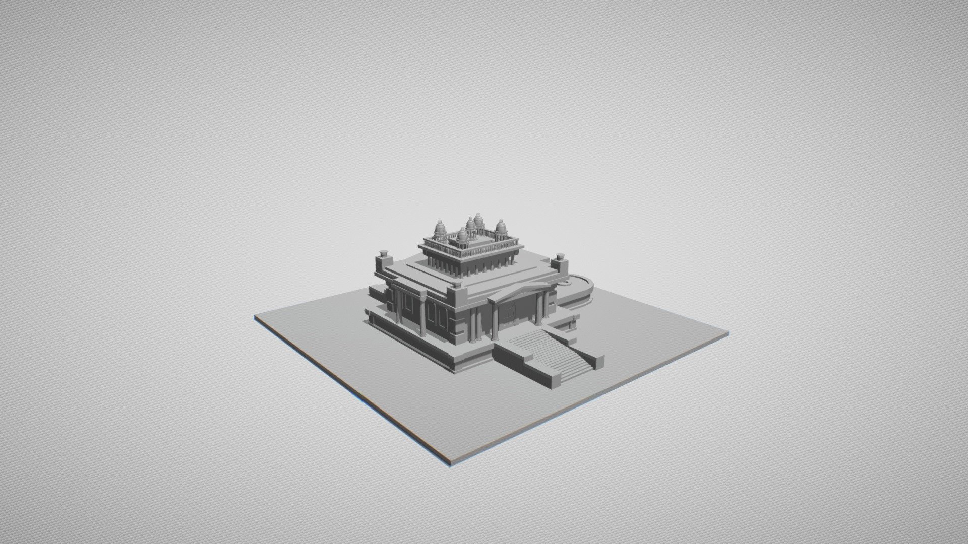 Old Temple(Low_Poly) - Download Free 3D model by Varun_Hapani ...