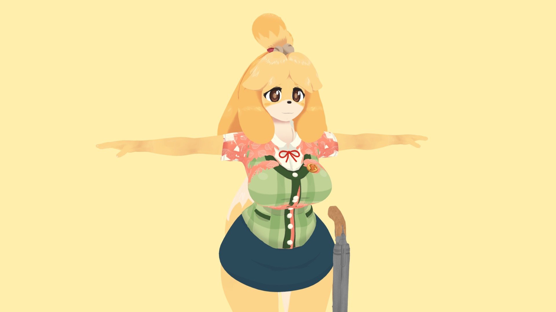isabelle gmod playermodel - Download Free 3D model by Meme bonfie ...