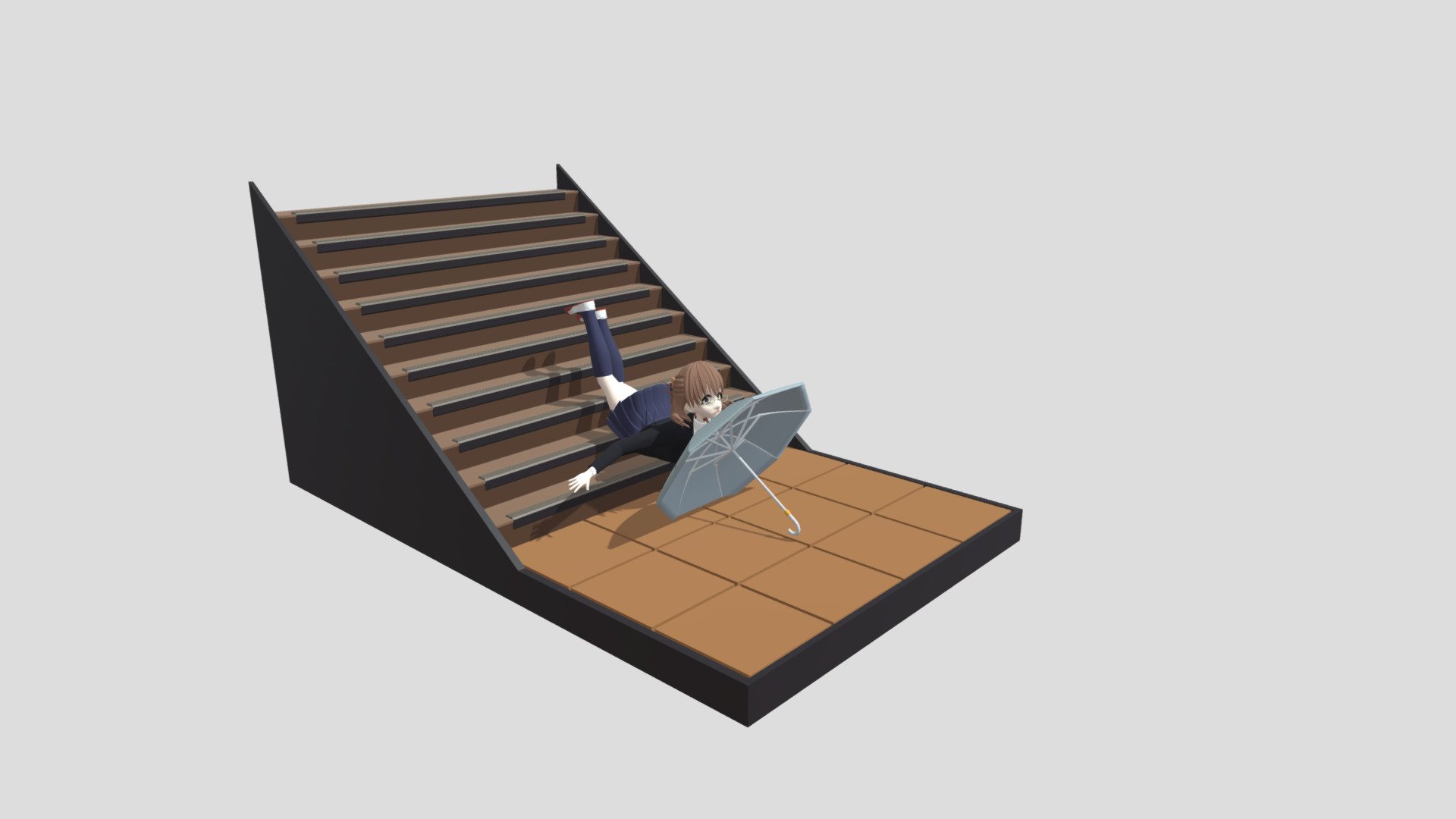 Another umbrella scene - 3D model by Sophie Bun (@sophiebun) [39c90b1 ...