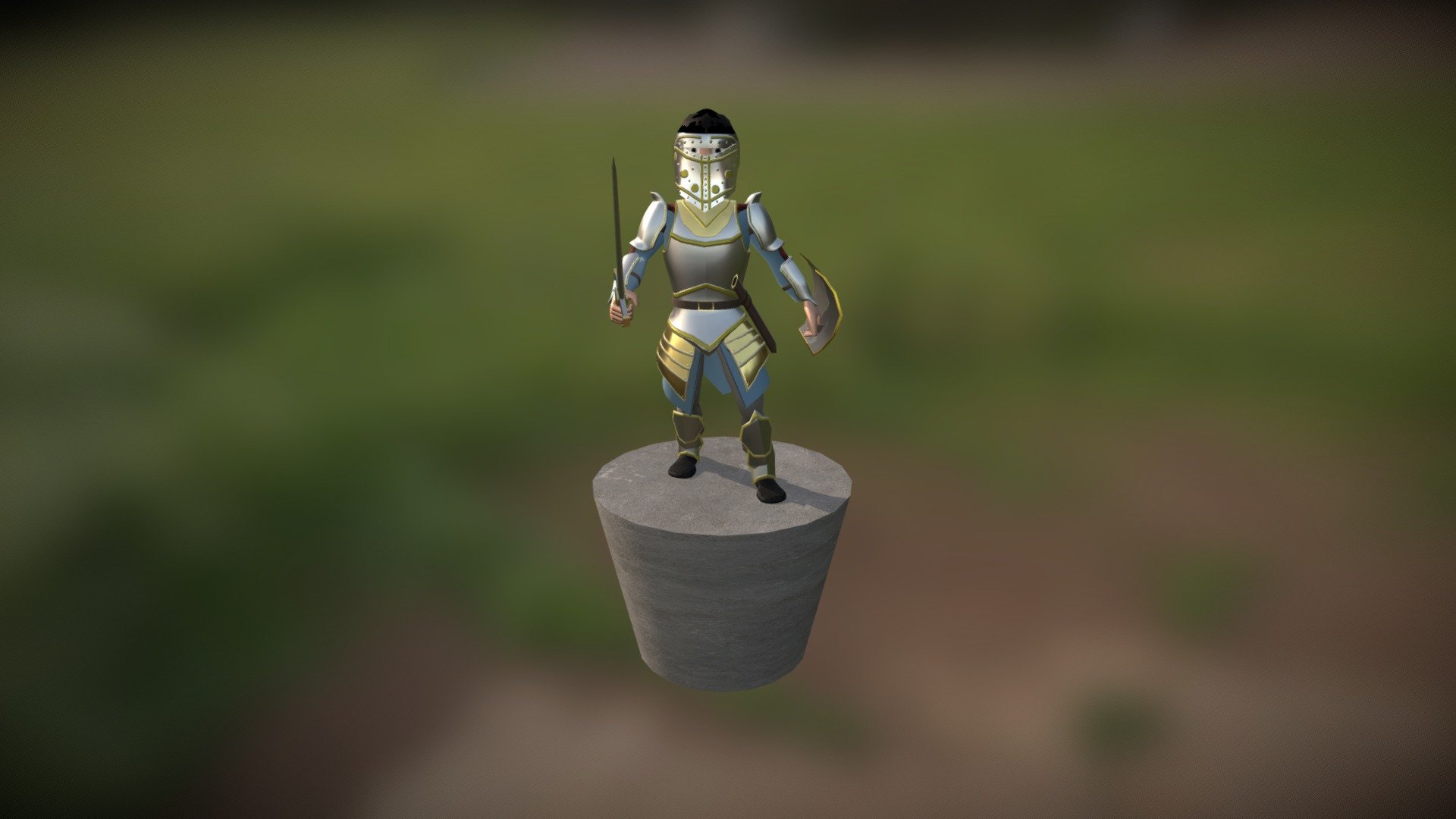 Knight - 3D model by SanjayUoG [39ca379] - Sketchfab