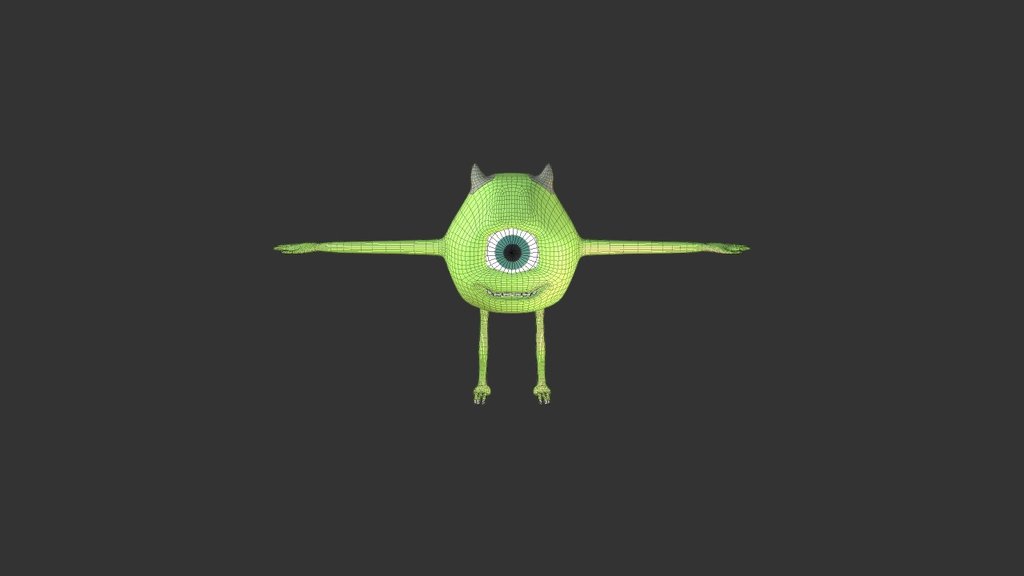 Mike - 3D model by AbejaCruz [39cb052] - Sketchfab