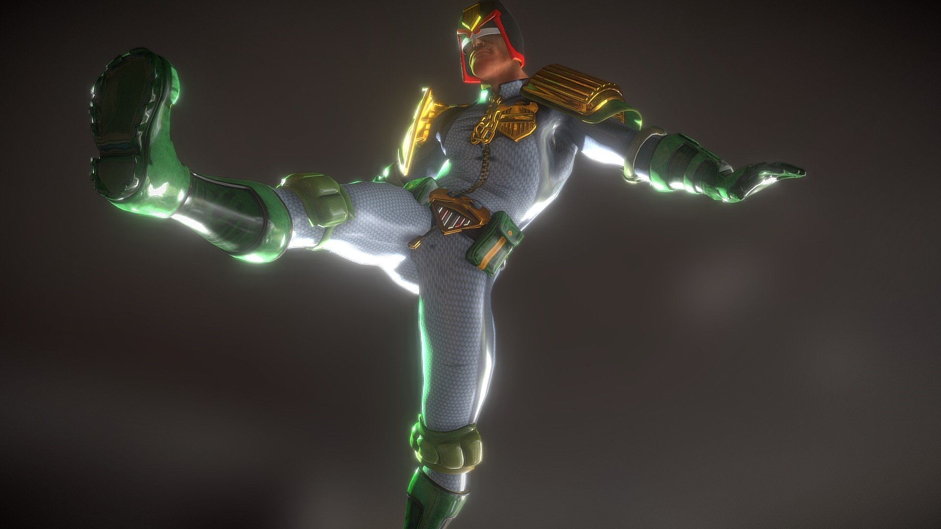 Judge Dredd - 3D model by owlandfoxgames (@owlandfox) [39cdf99] - Sketchfab