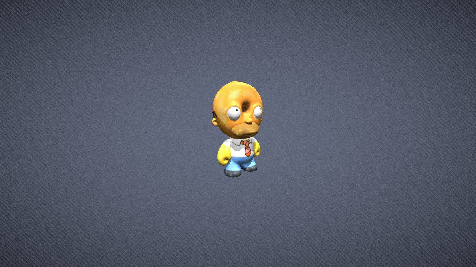 KidRobot mini-homer - 3D model by Reality_3D (@Sbell_Reality3D ...