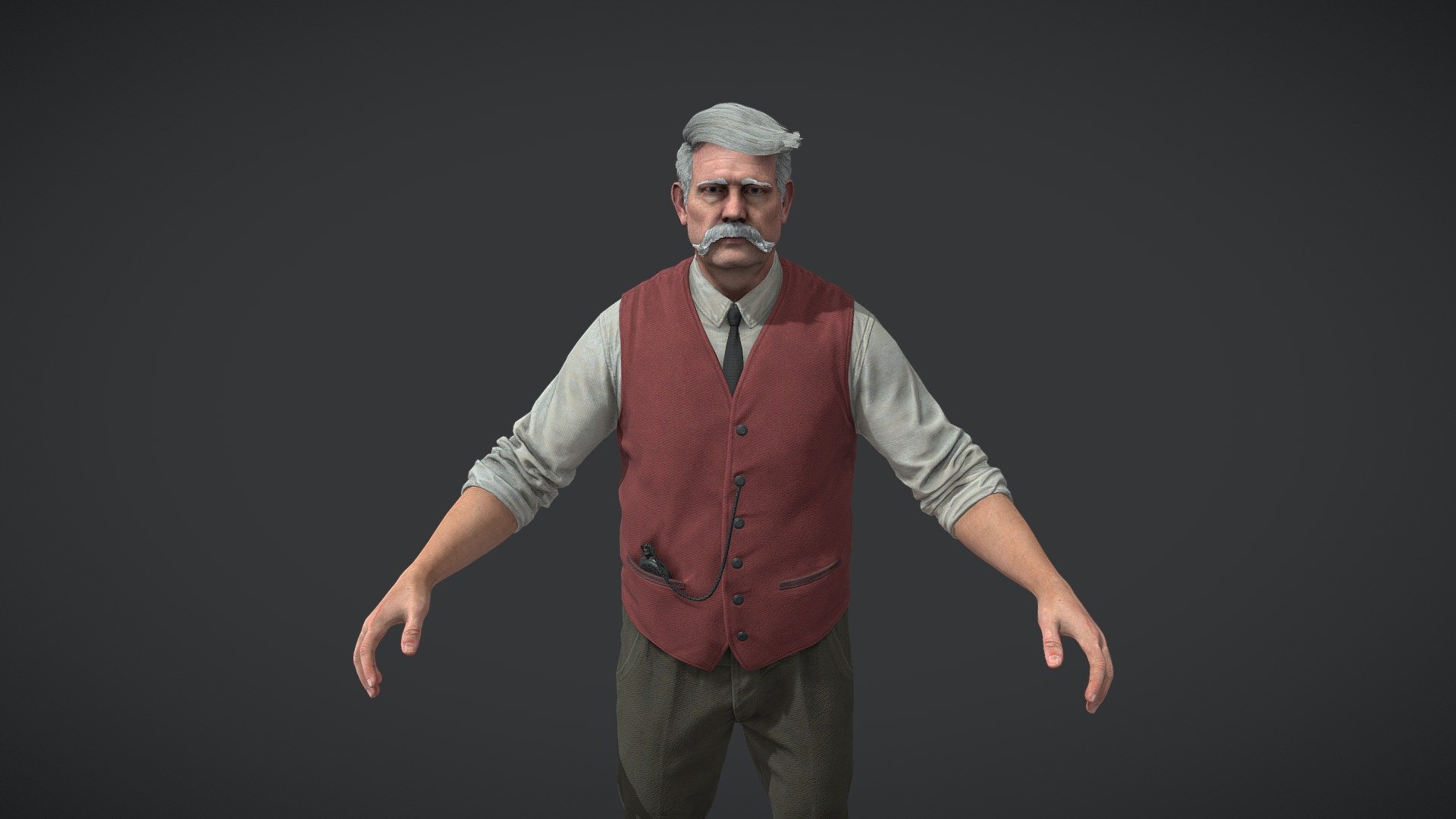 ⭐ Rip Blazkowicz - Wolf. New Colossus - Download Free 3D model by Nazar ...